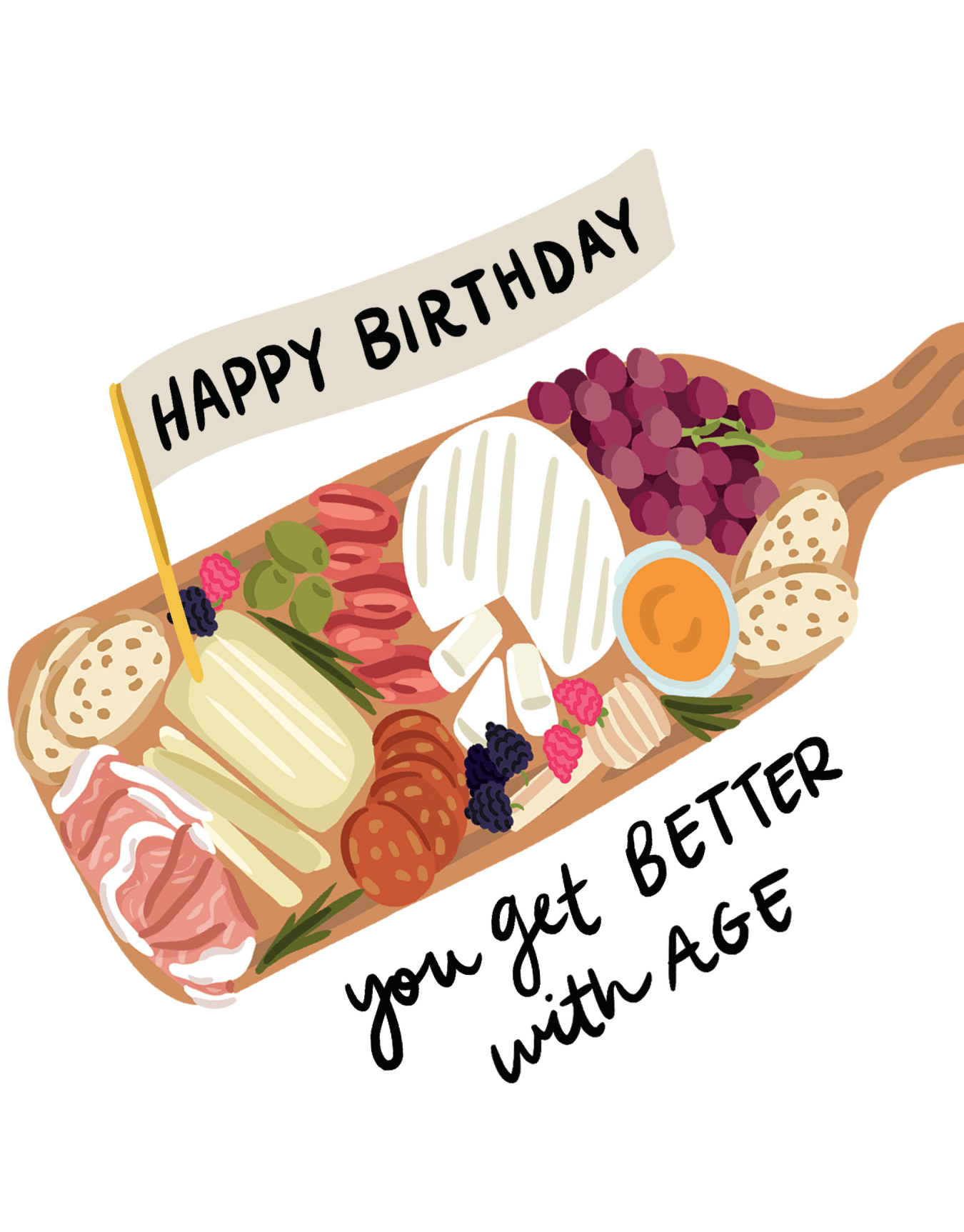 Birthday Charcuterie by Bloomwolf Studio | Postable