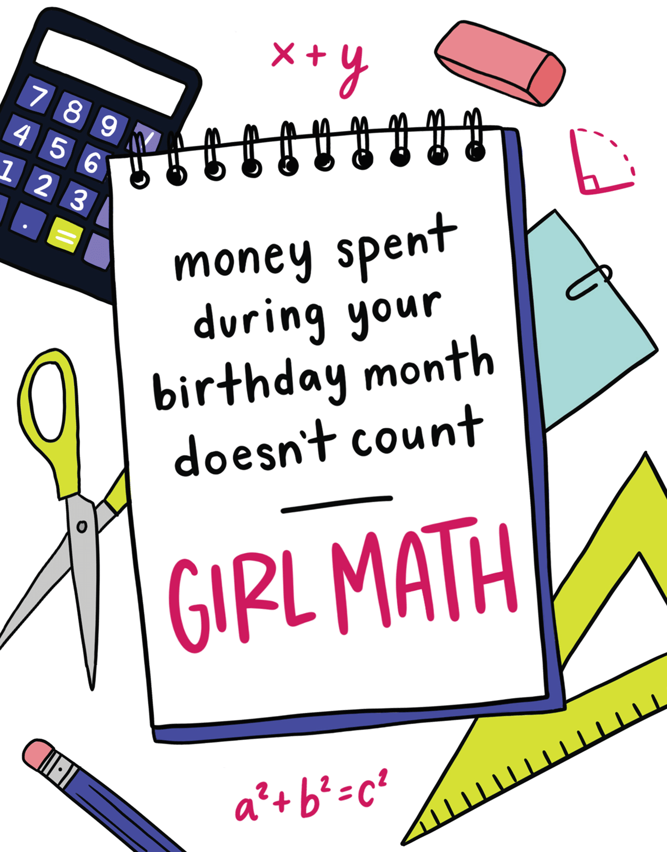 Girl Math by Brittany Paige | Postable