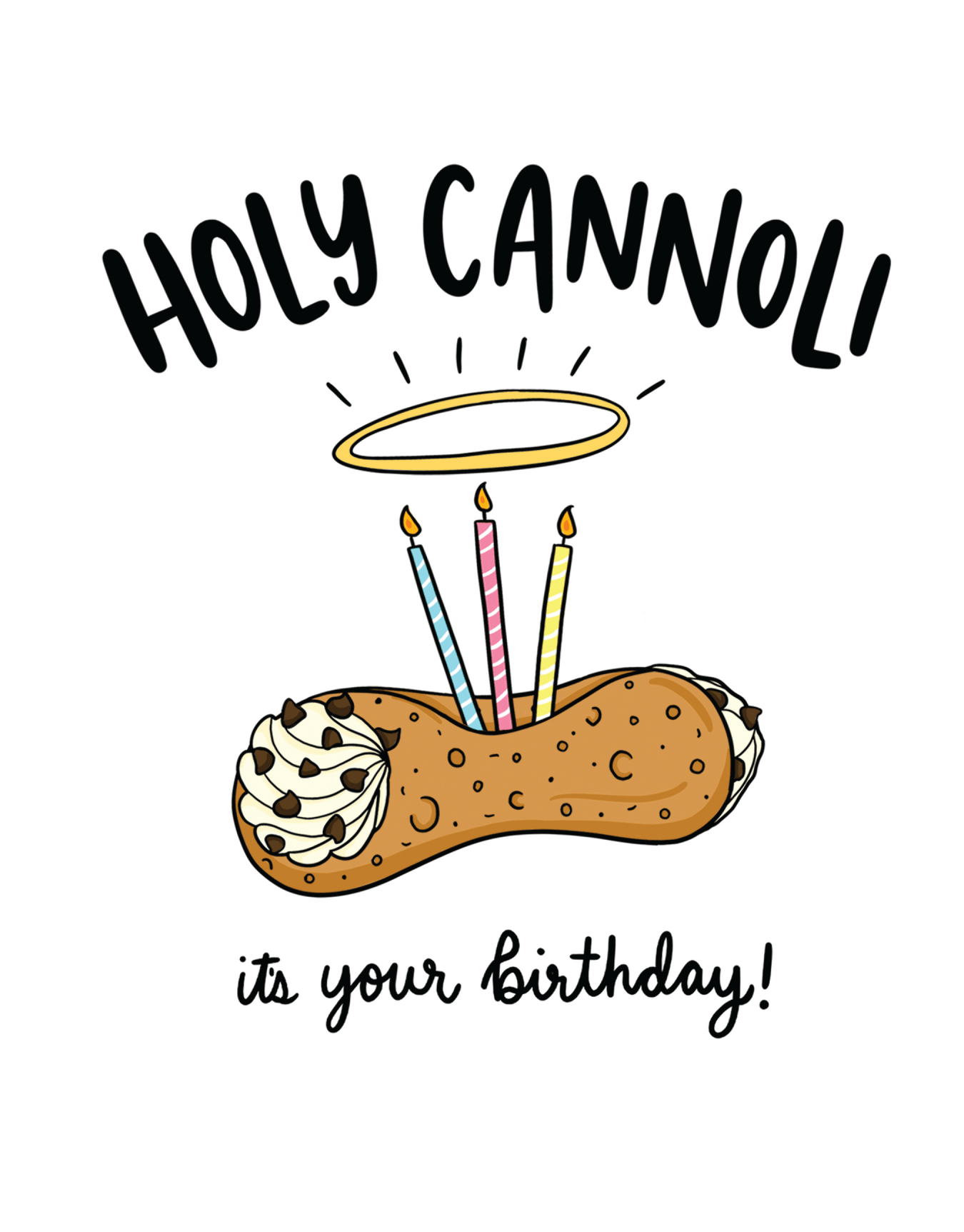 Holy Cannoli Birthday by Brittany Paige | Postable