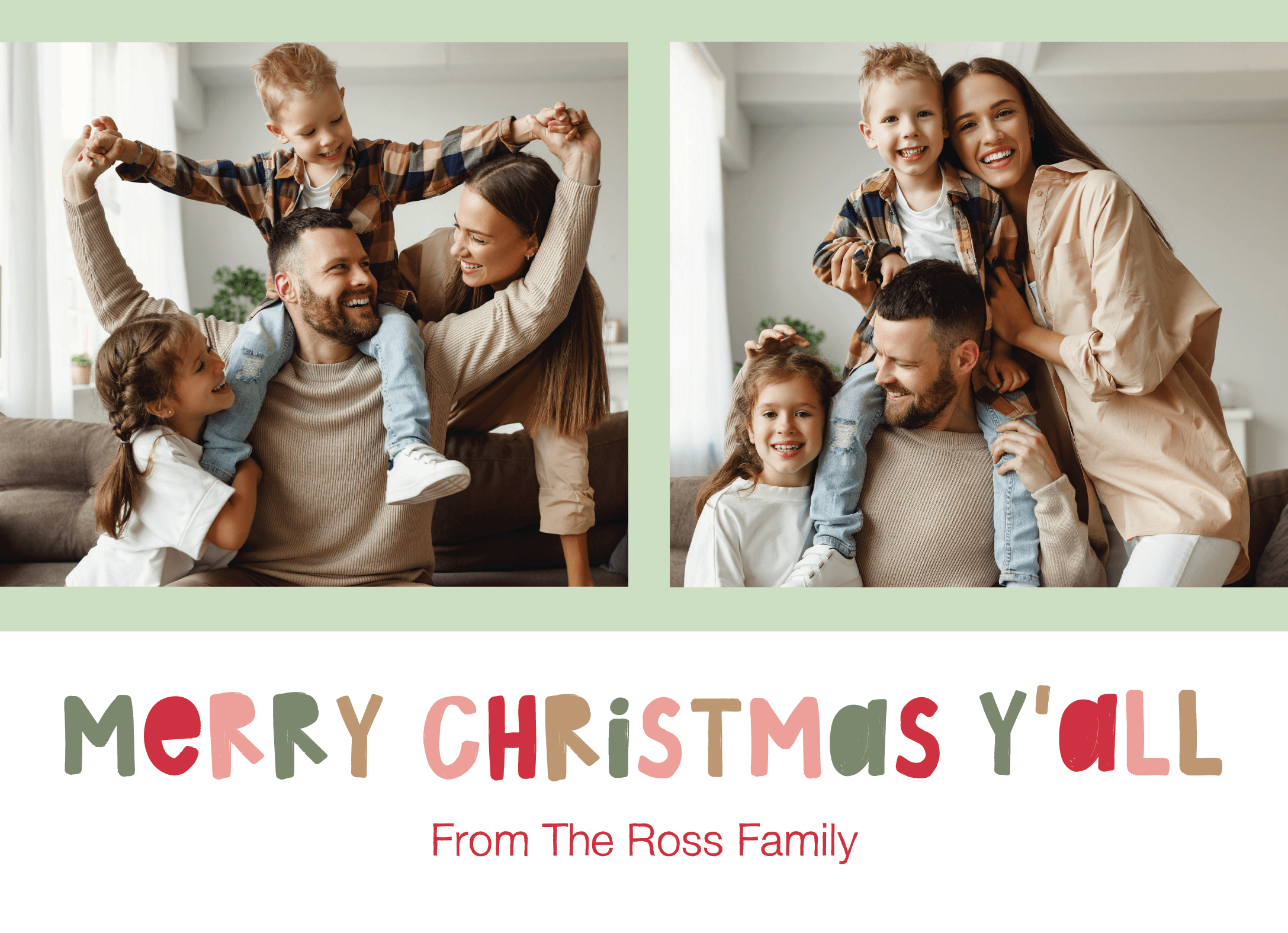 Merry Christmas Y'all Christmas Photo Card | Postable | Postable
