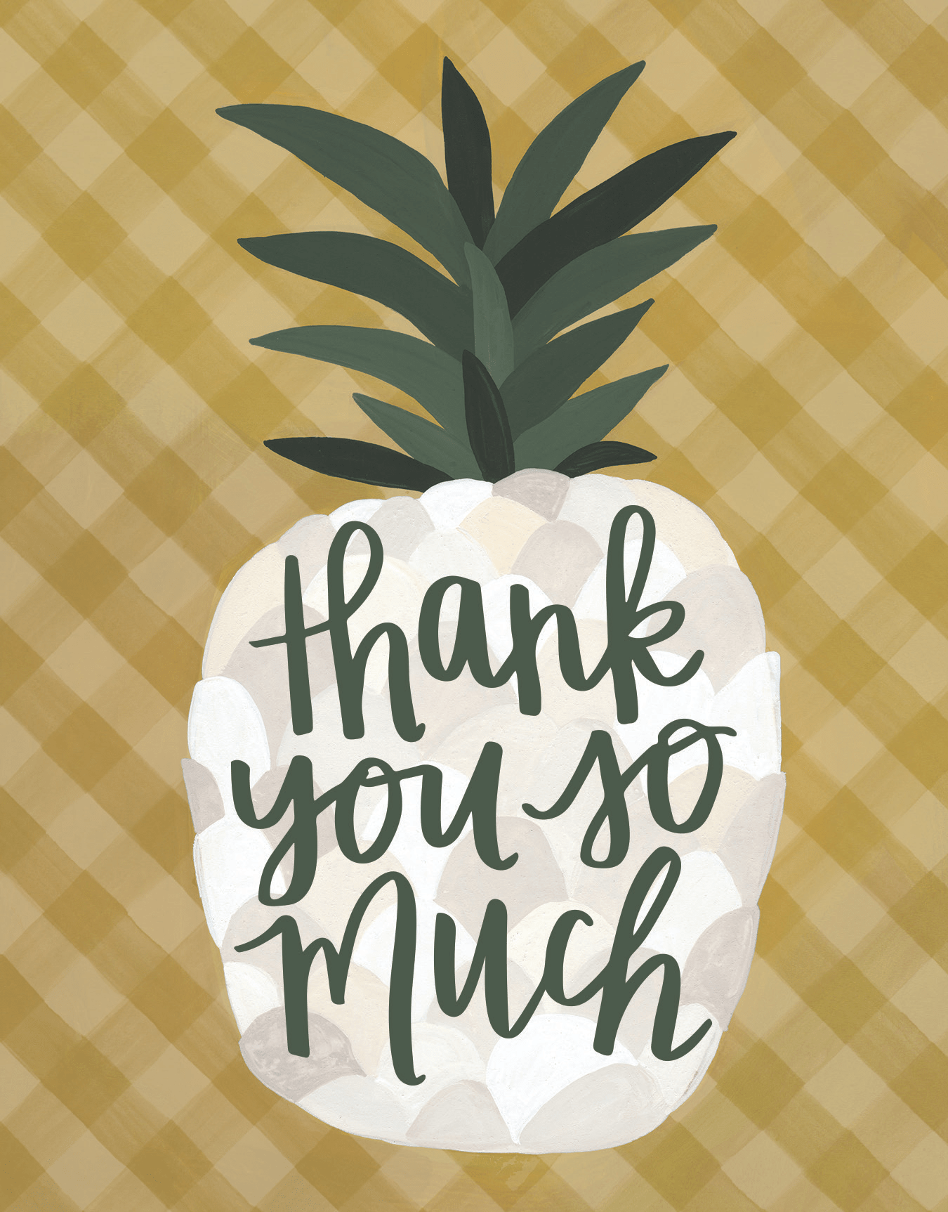 Pineapple Thank You by 1canoe2 | Postable