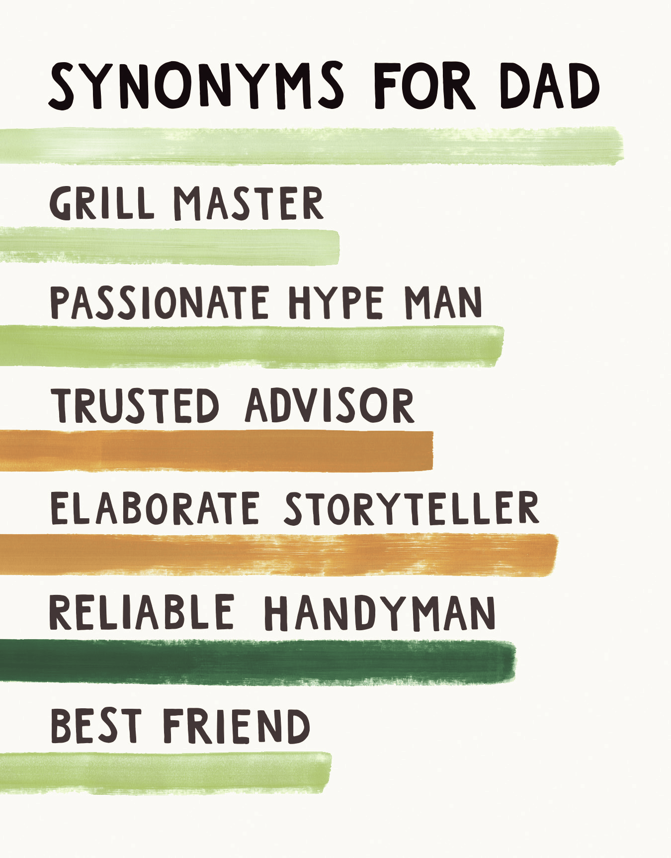 Father's Day Synonyms by 1canoe2 | Postable