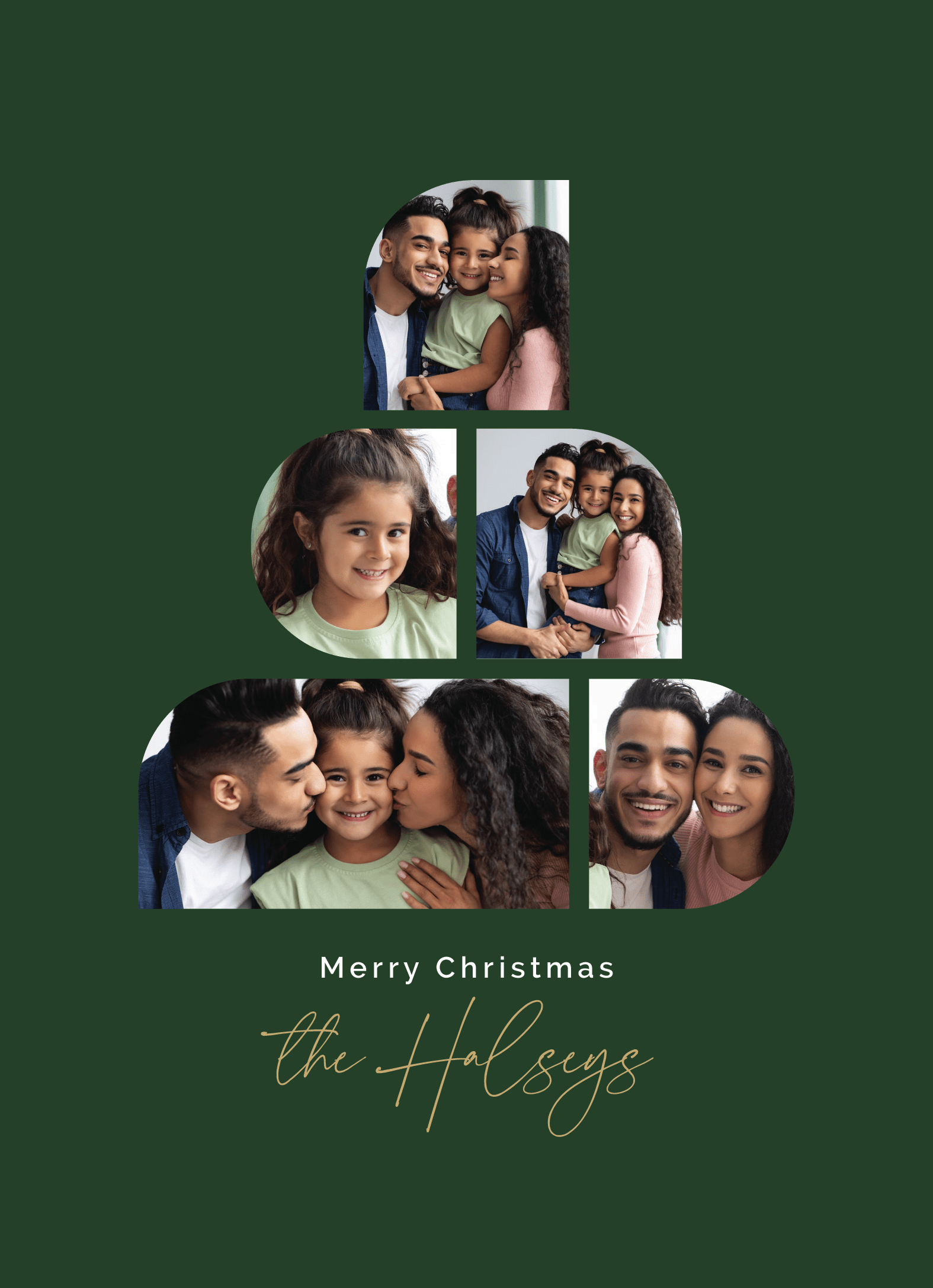 Mod Tree Custom Christmas Photo Card | Postable | Postable