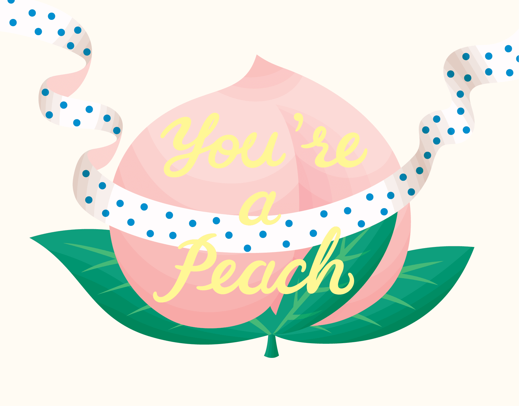 You're a Peach by Clap Clap | Postable