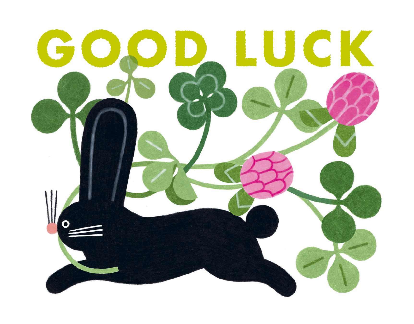 Good Luck Bunny by Clap Clap | Postable
