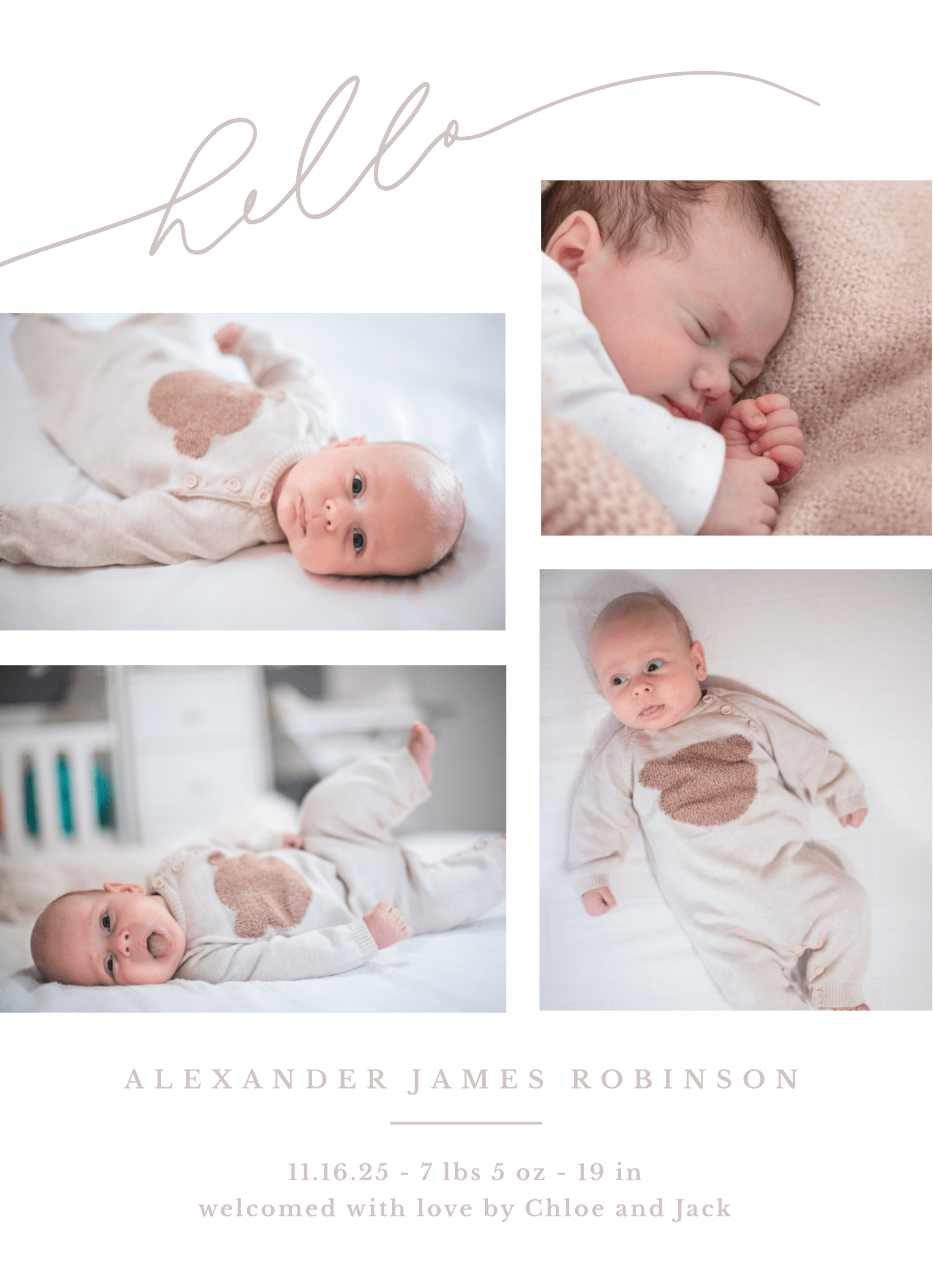 Multi Photo Hello by Creo Study | Postable