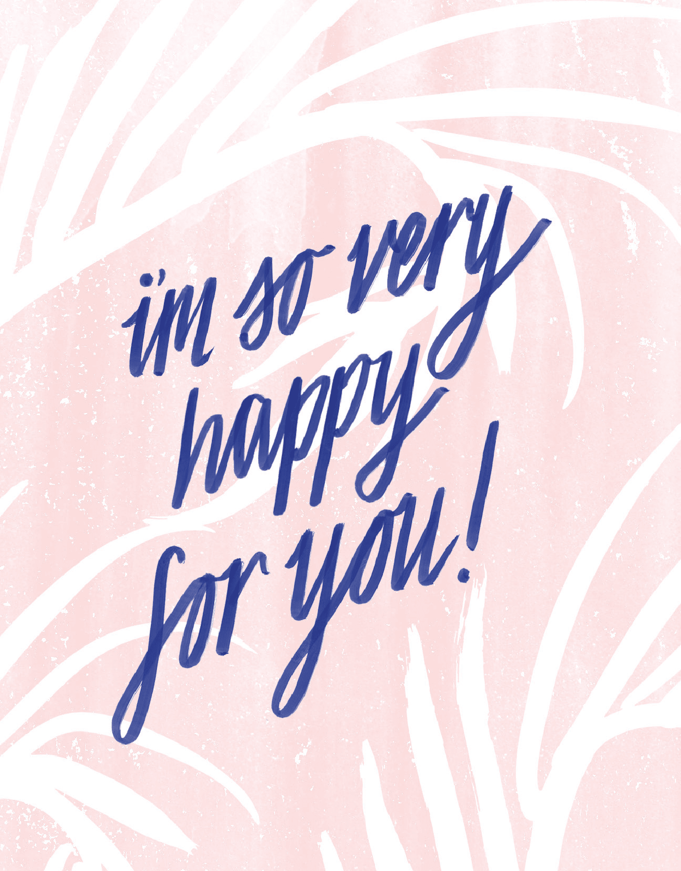 So Very Happy For You by Daydream Prints | Postable