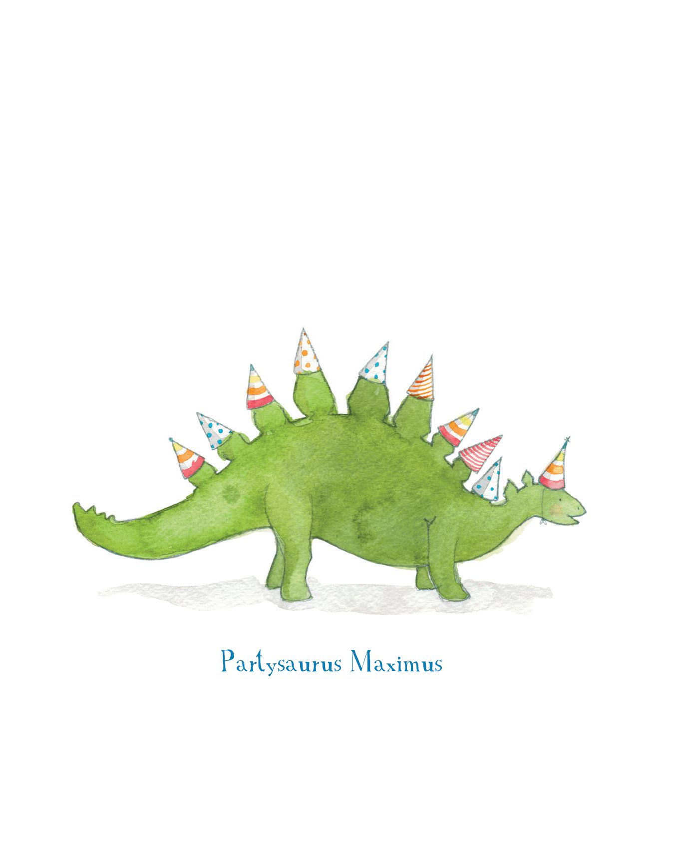 Partysaurus by E. Frances Paper | Postable