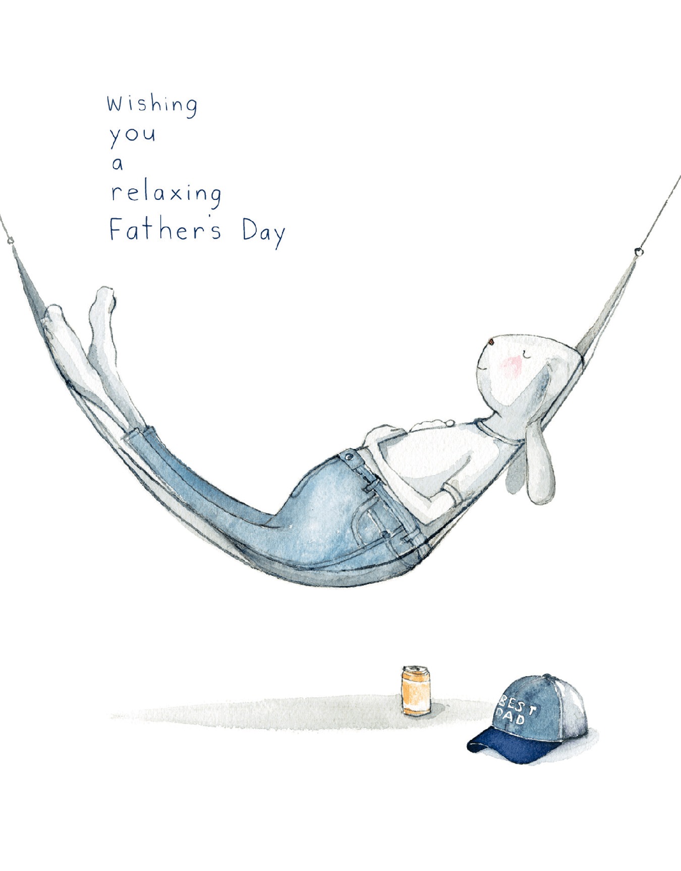 Hammock Dad by E. Frances Paper | Postable