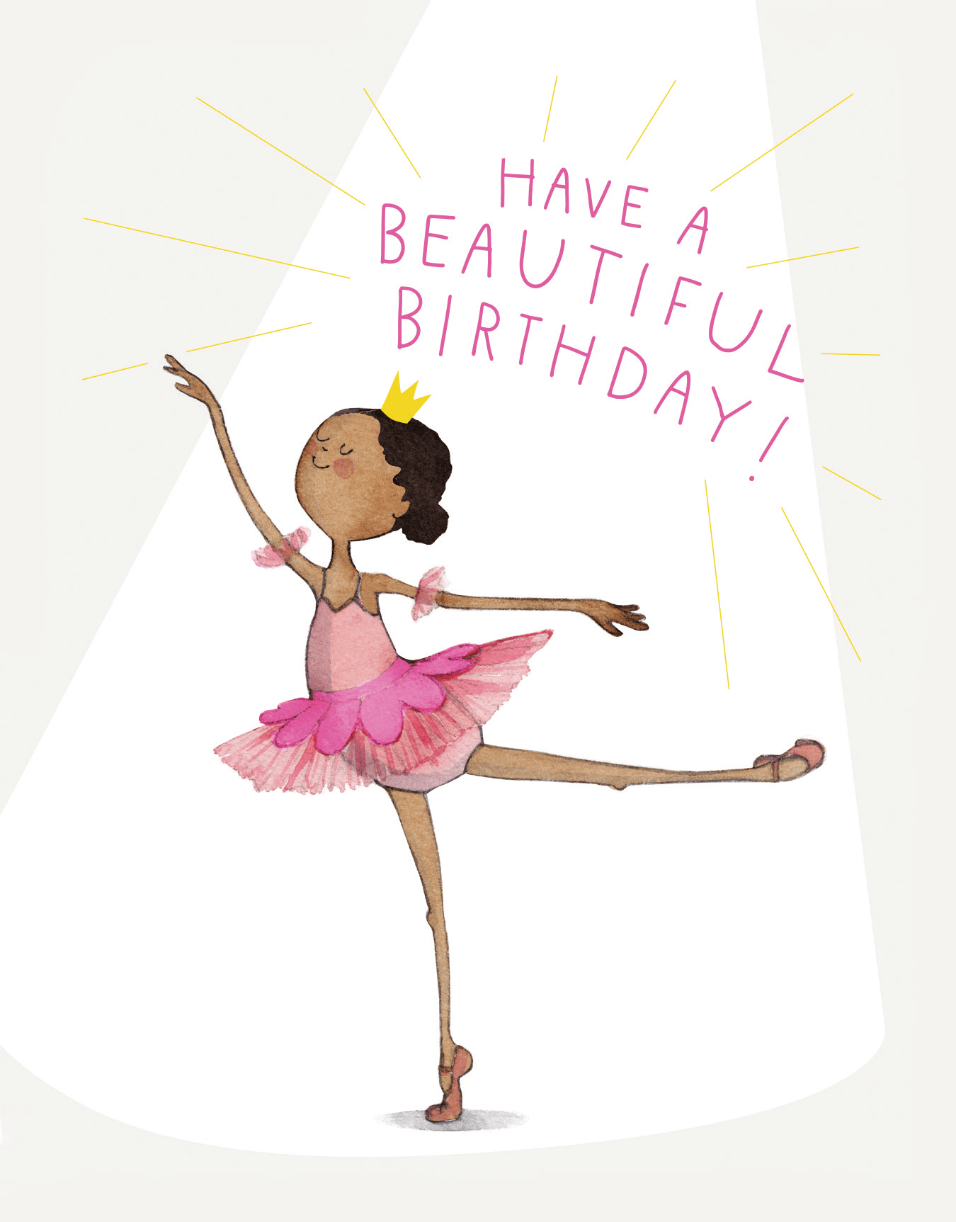 Birthday Ballerina by E. Frances Paper | Postable