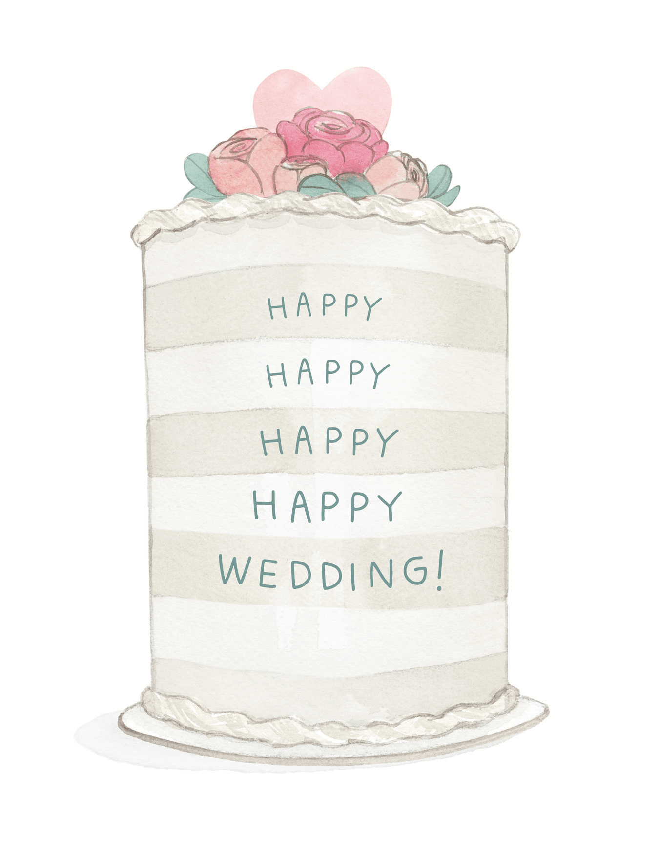 Frosted Wedding by E. Frances Paper | Postable