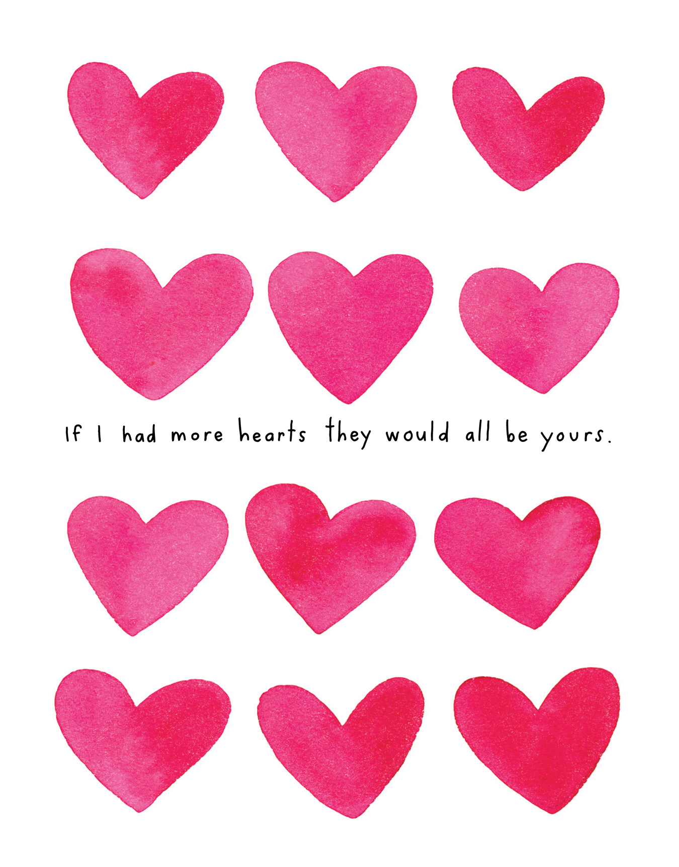 If I Had More Hearts by E. Frances Paper | Postable
