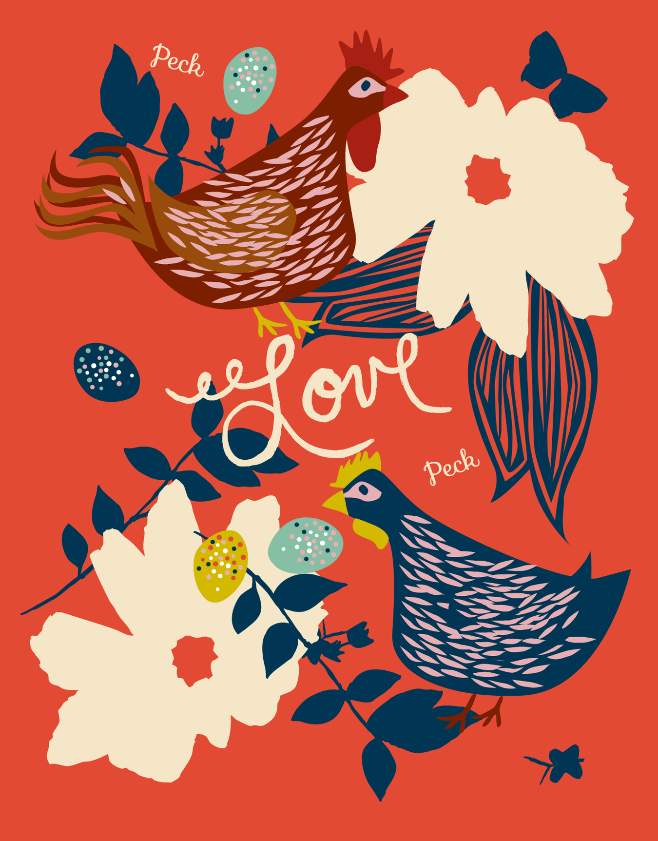 Love Peck by Elizabeth Grubaugh | Postable
