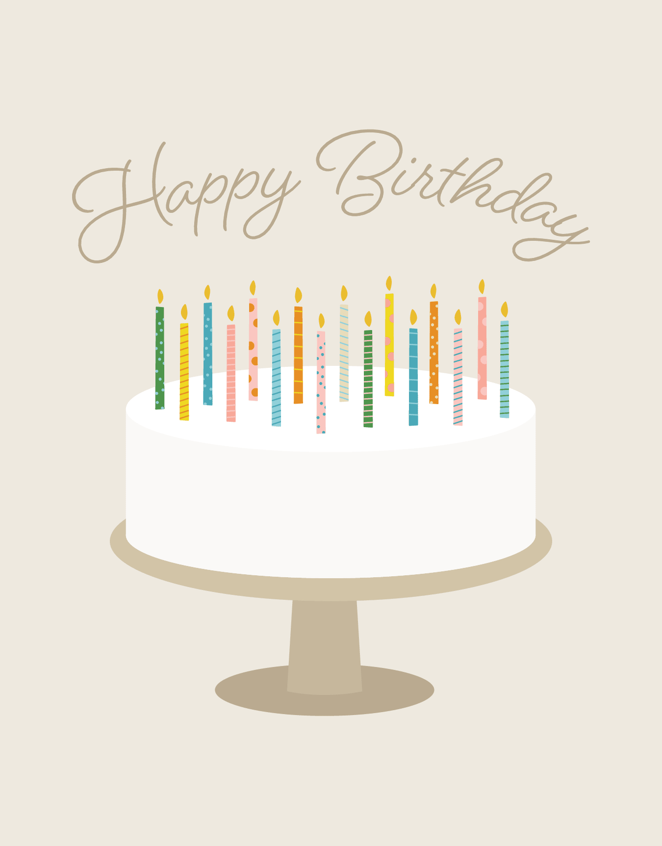 Birthday Cake by Ellen Schlegelmilch Design | Postable