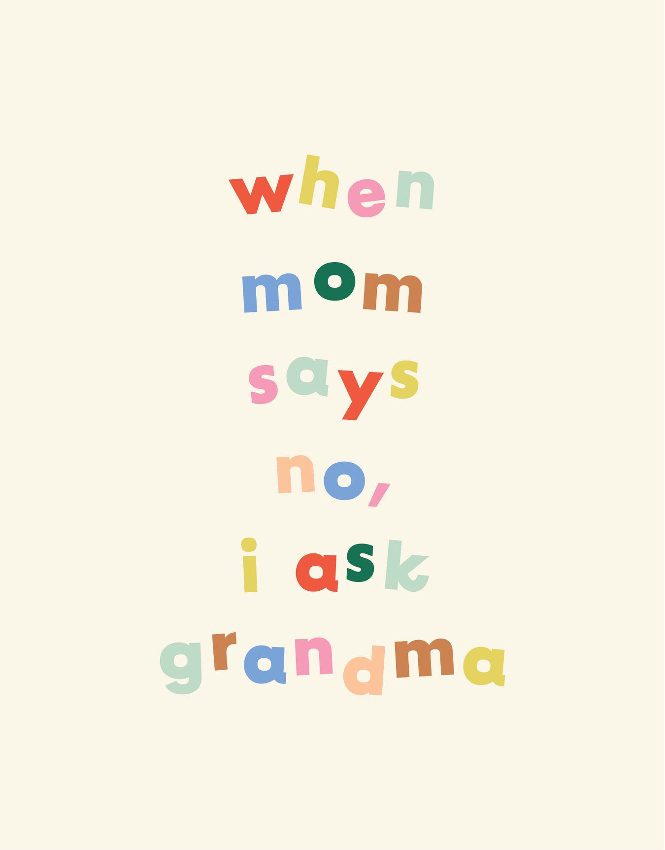 Ask Grandma by Ellen Schlegelmilch Design | Postable