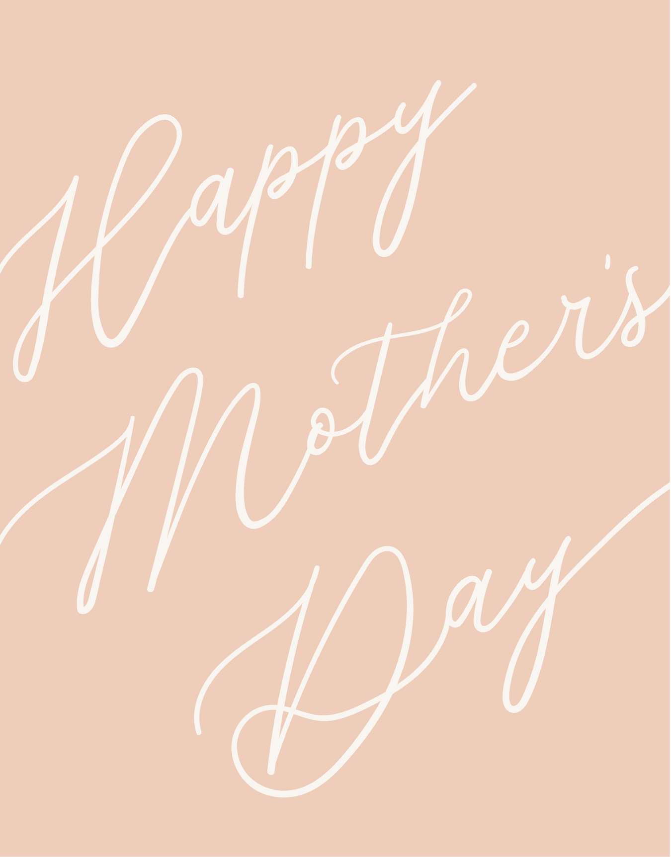 Mother's Day Script by Ellen Schlegelmilch Design | Postable