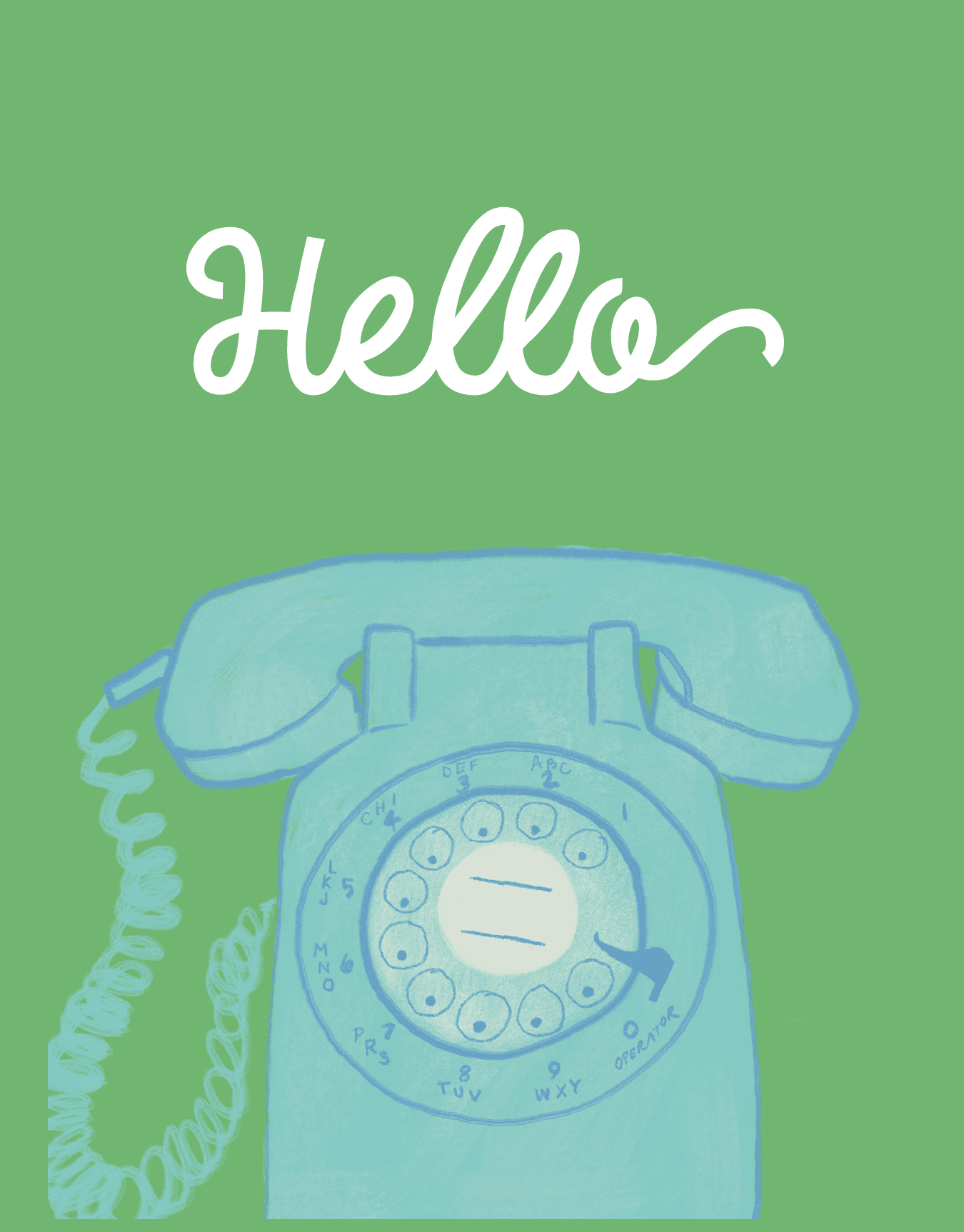 Hello Phone by Erika Firm | Postable