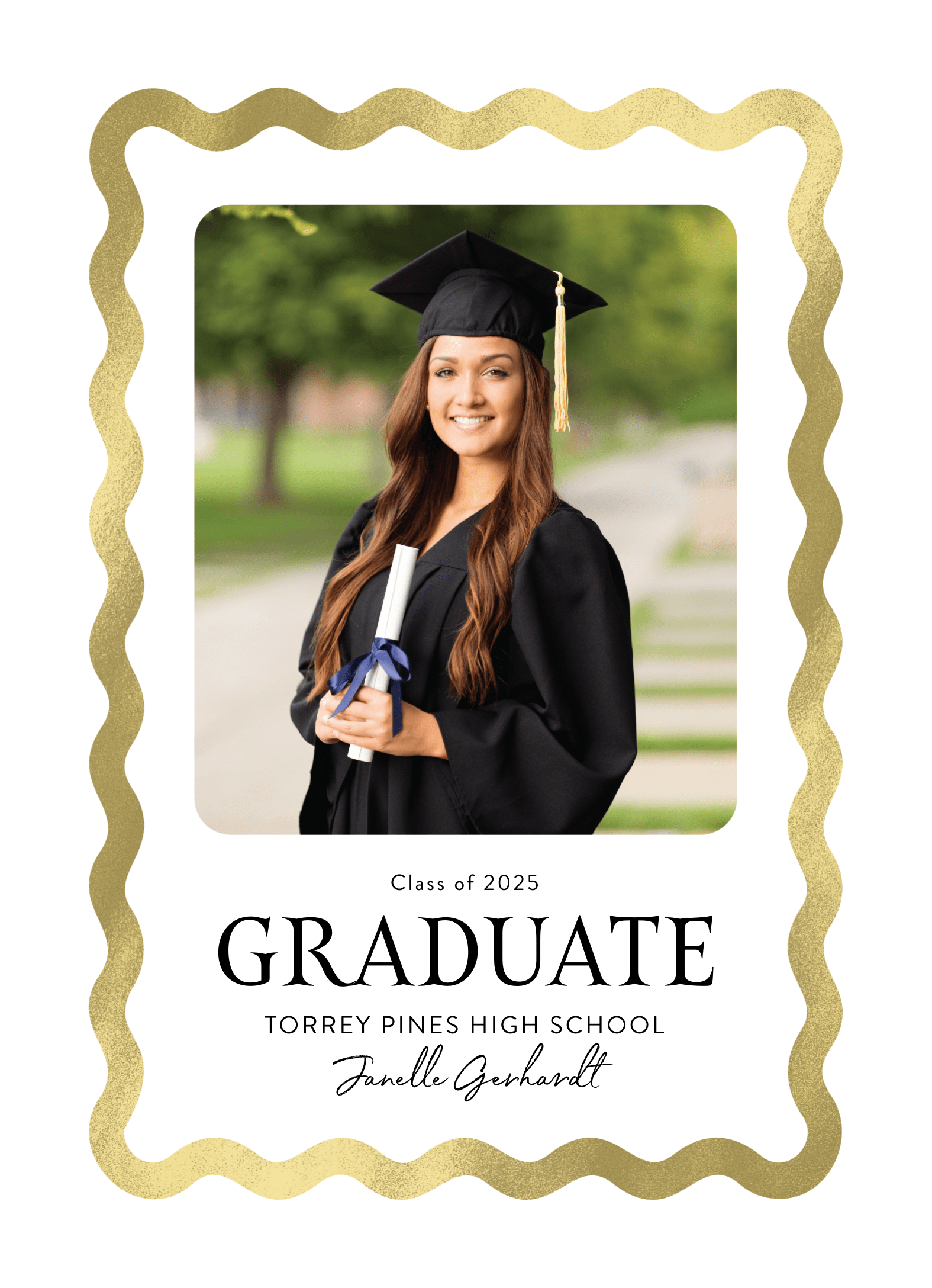 Ric Rac Frame White by Erika Firm | Postable