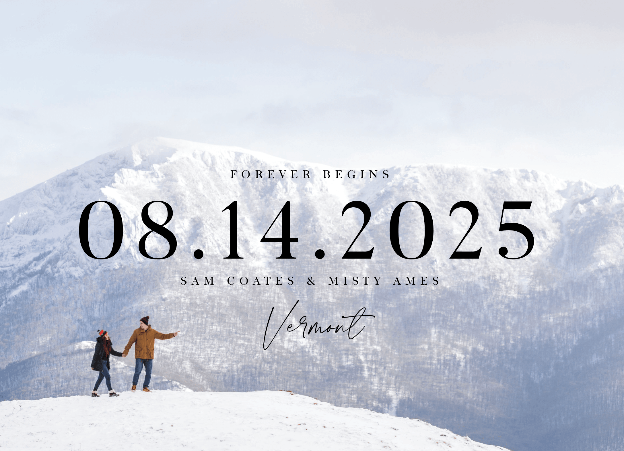 Forever Begins by Erin Wilson Design | Postable