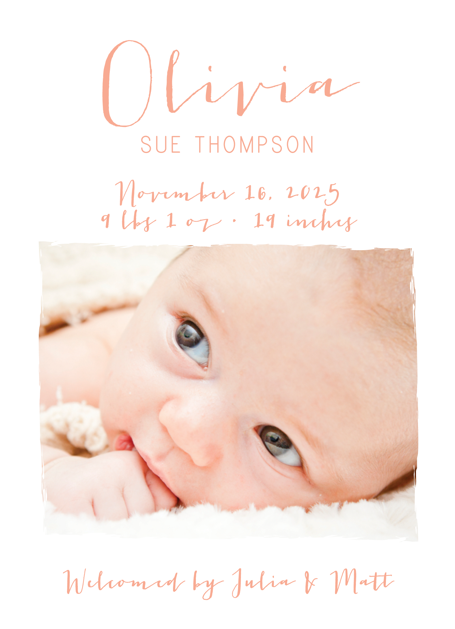 Peach Script by April May | Postable