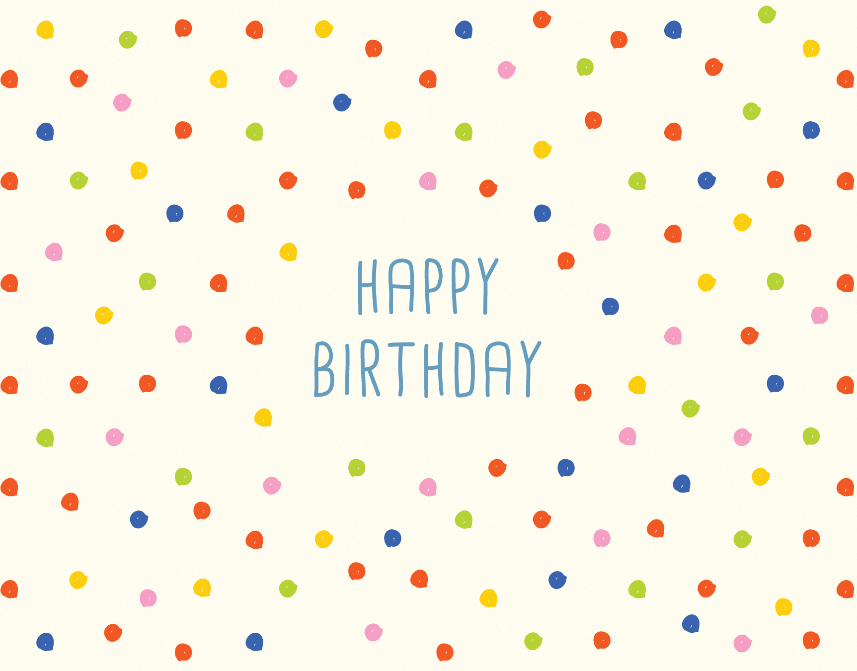 Happy Birthday Dots by Goodputty Design | Postable