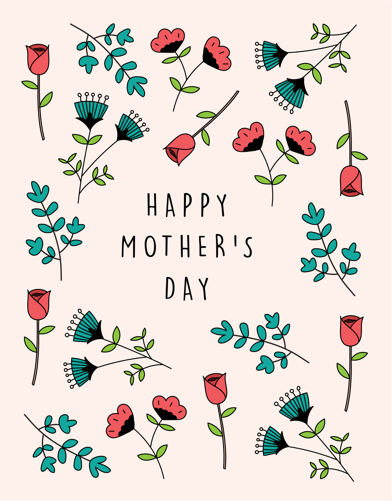 Flower Pattern by Goodputty Design | Postable