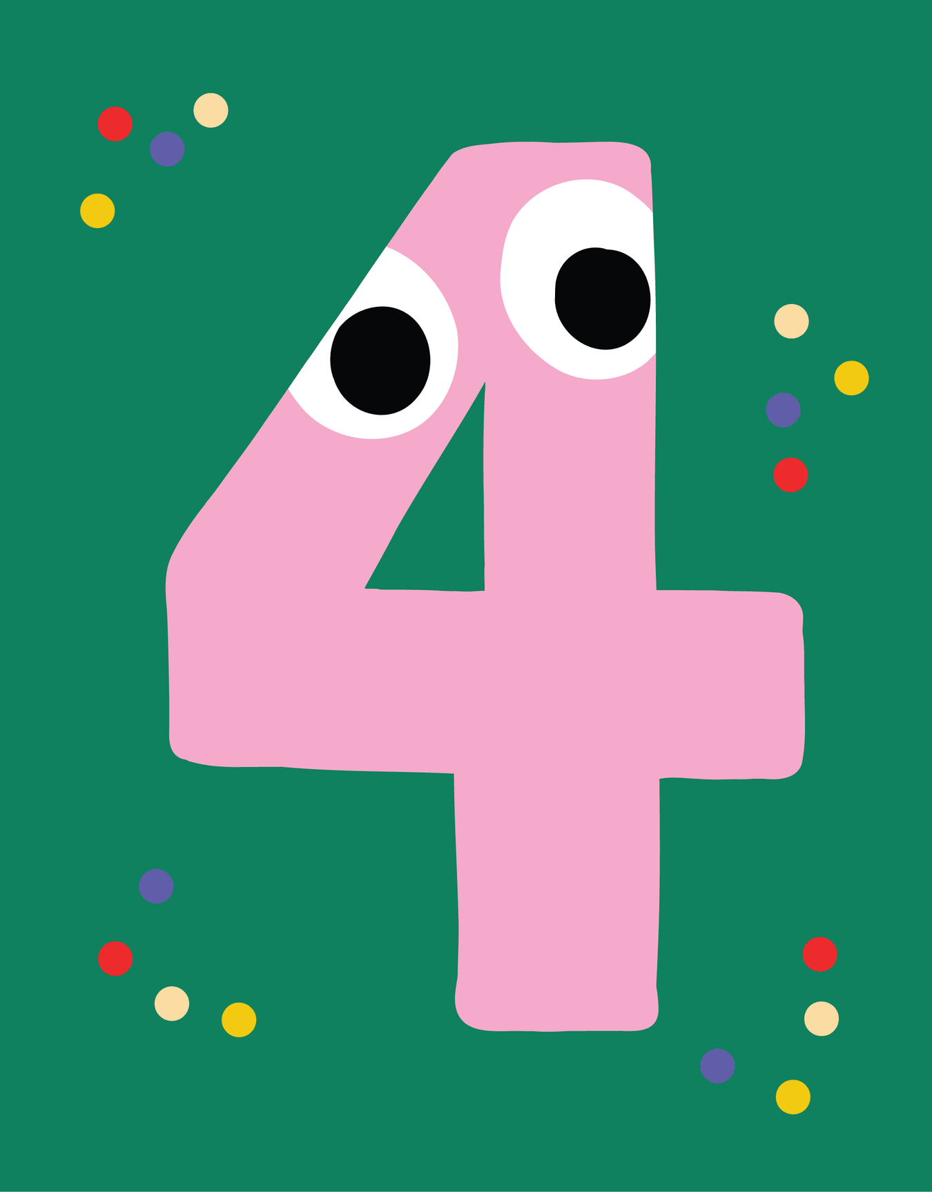 Birthday Four by Goodputty Design | Postable