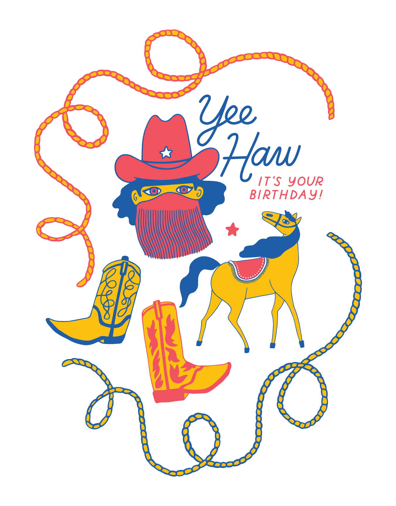 Yee-Haw Birthday by The Good Twin | Postable