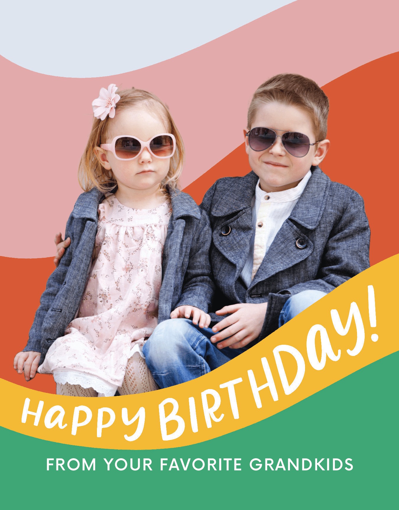Cut Out Birthday Waves by Grey Street Paper | Postable