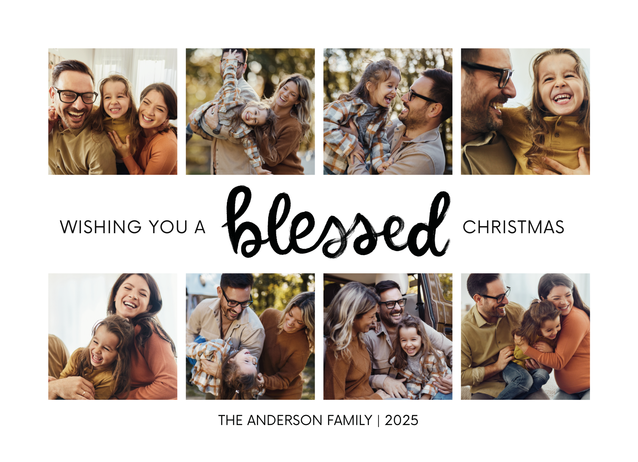 Blessed Christmas by Grey Street Paper | Postable