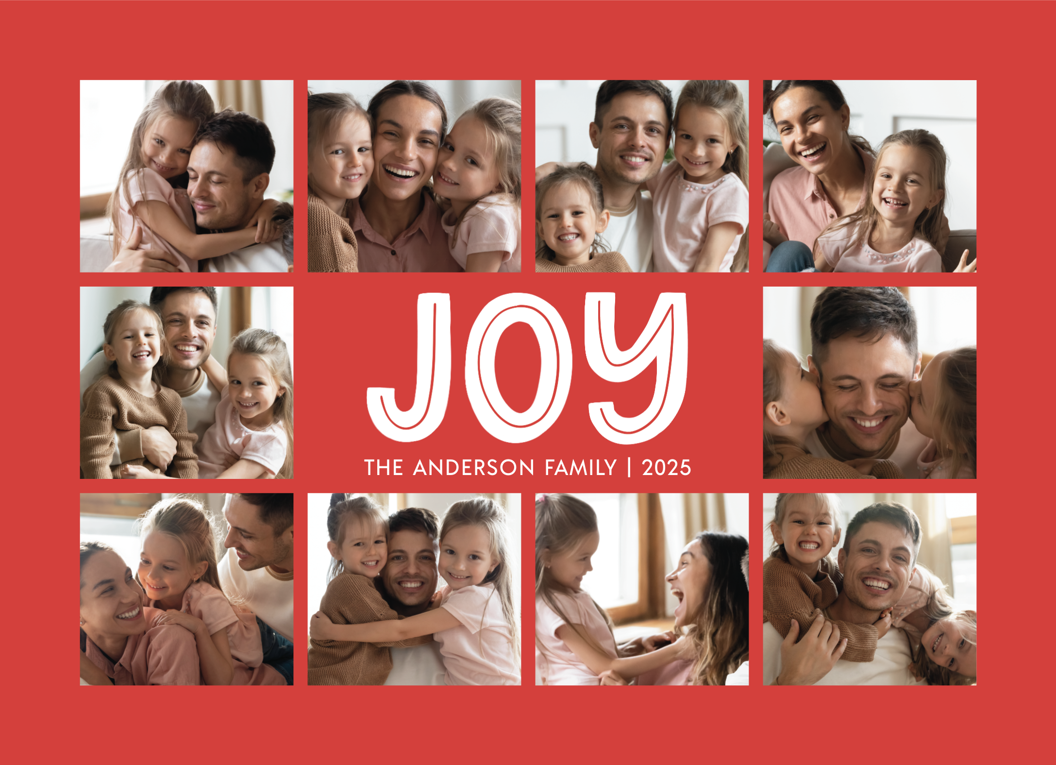 Joyful Red by Grey Street Paper | Postable