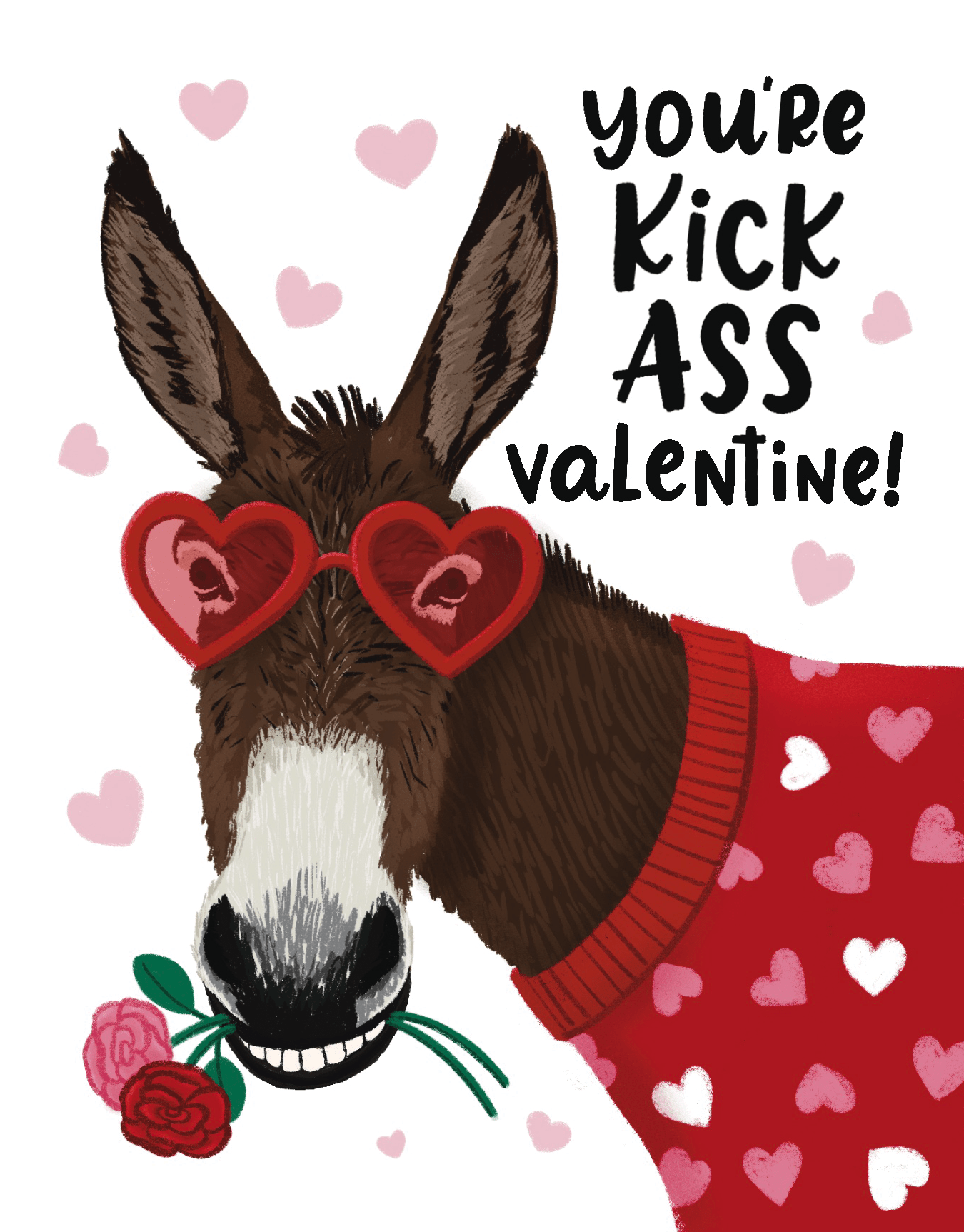Kick Ass Valentine by Grey Street Paper | Postable