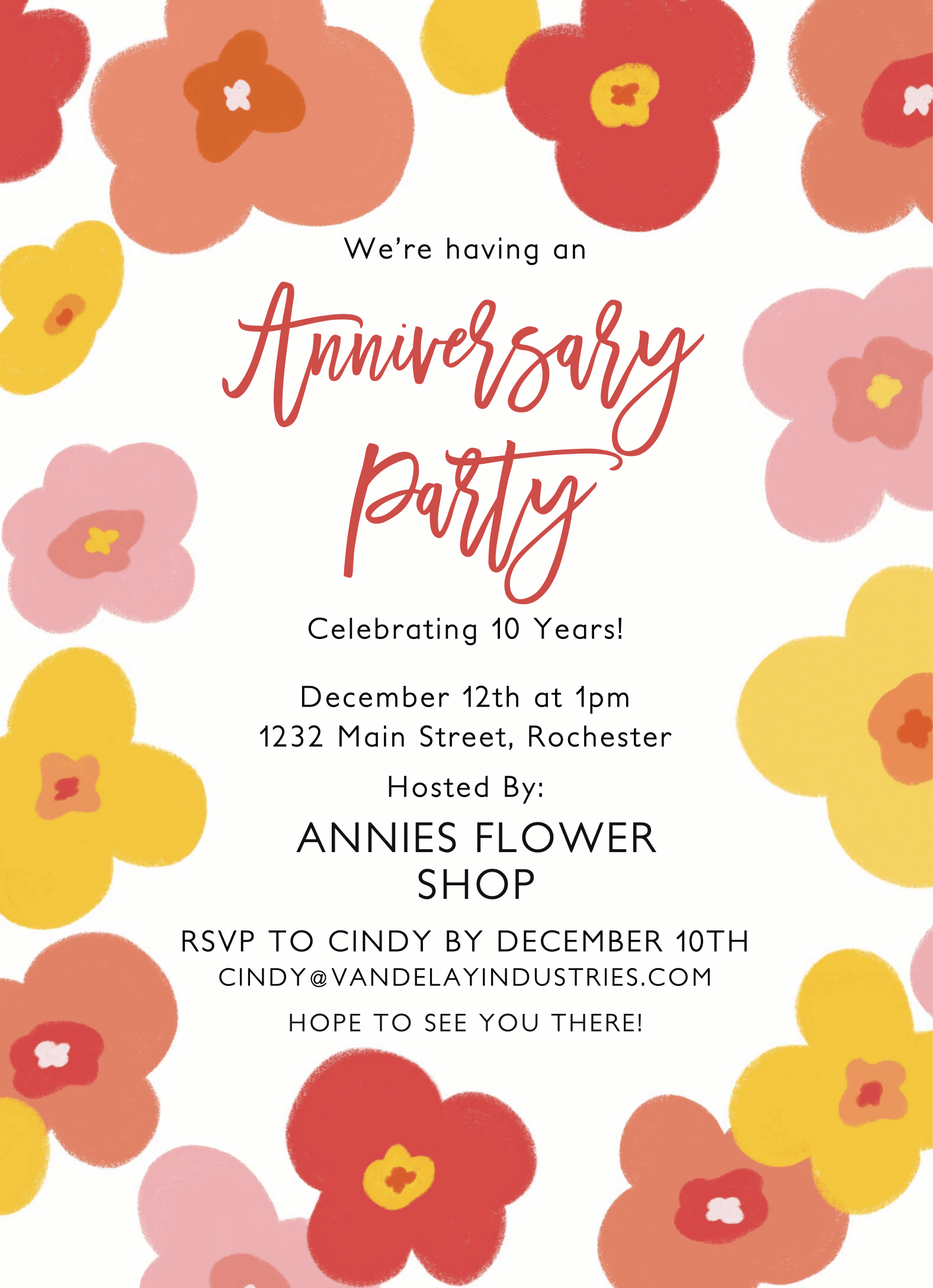 Flower Border by Grey Street Paper | Postable