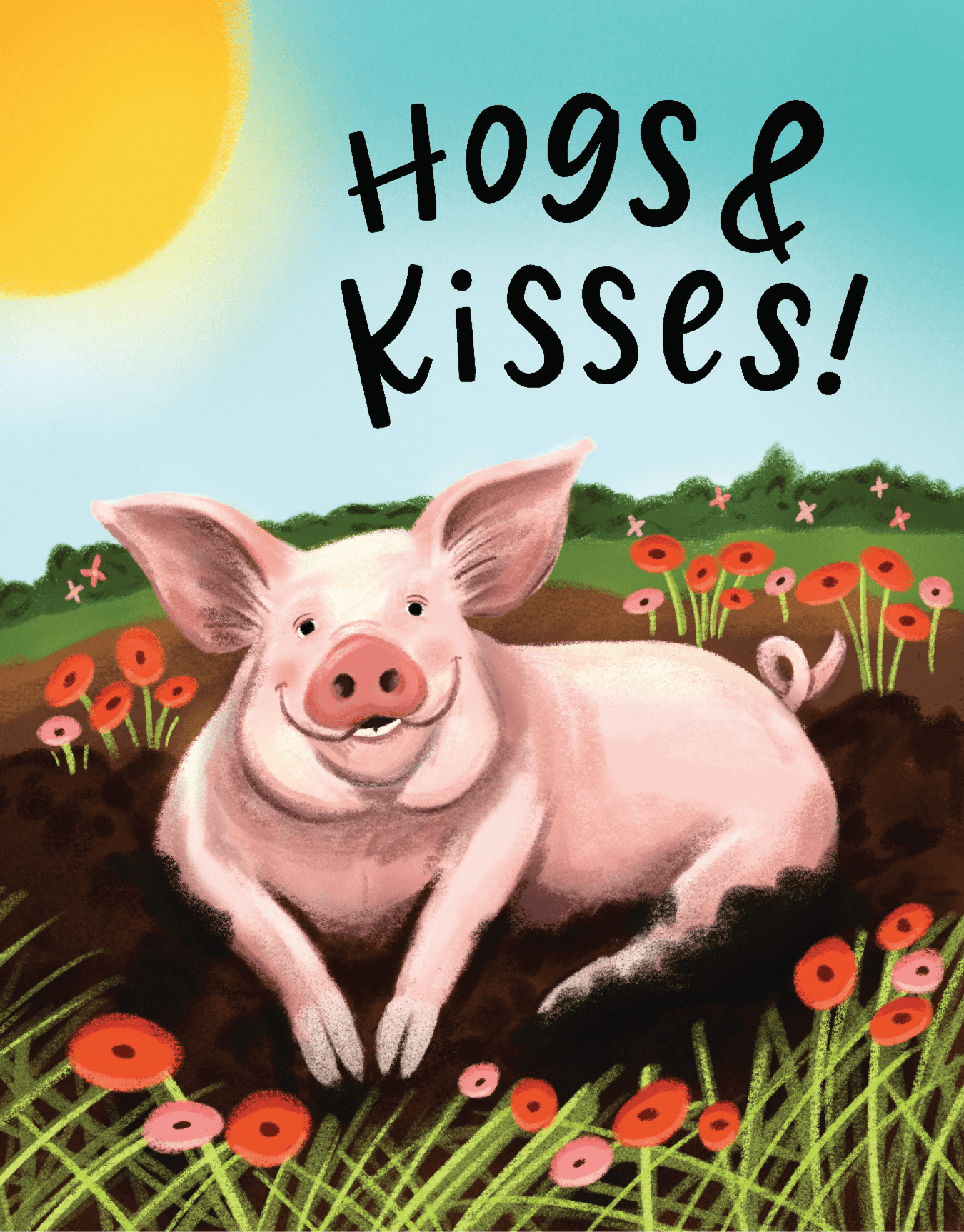 Hogs And Kisses by Grey Street Paper | Postable