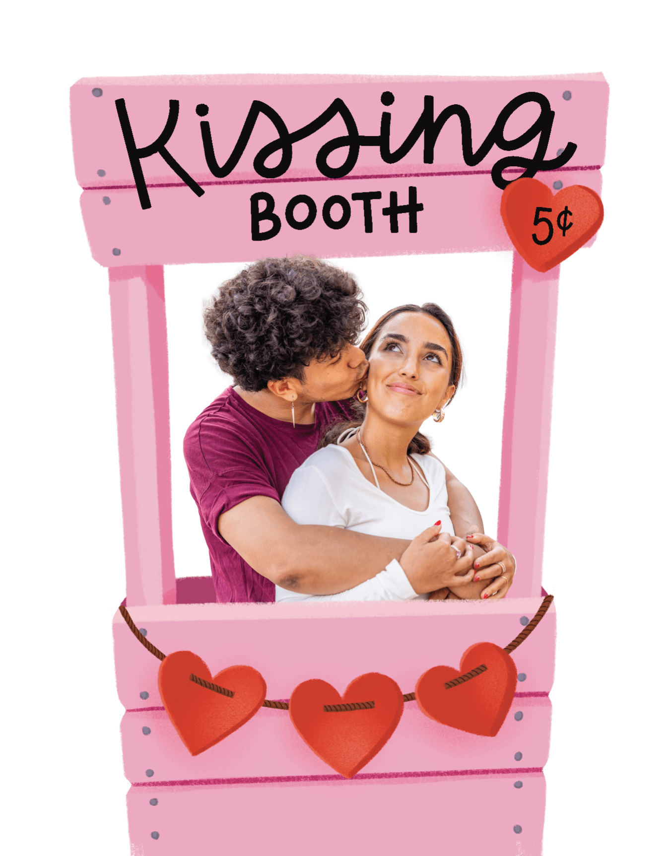 Kissing Booth by Grey Street Paper | Postable