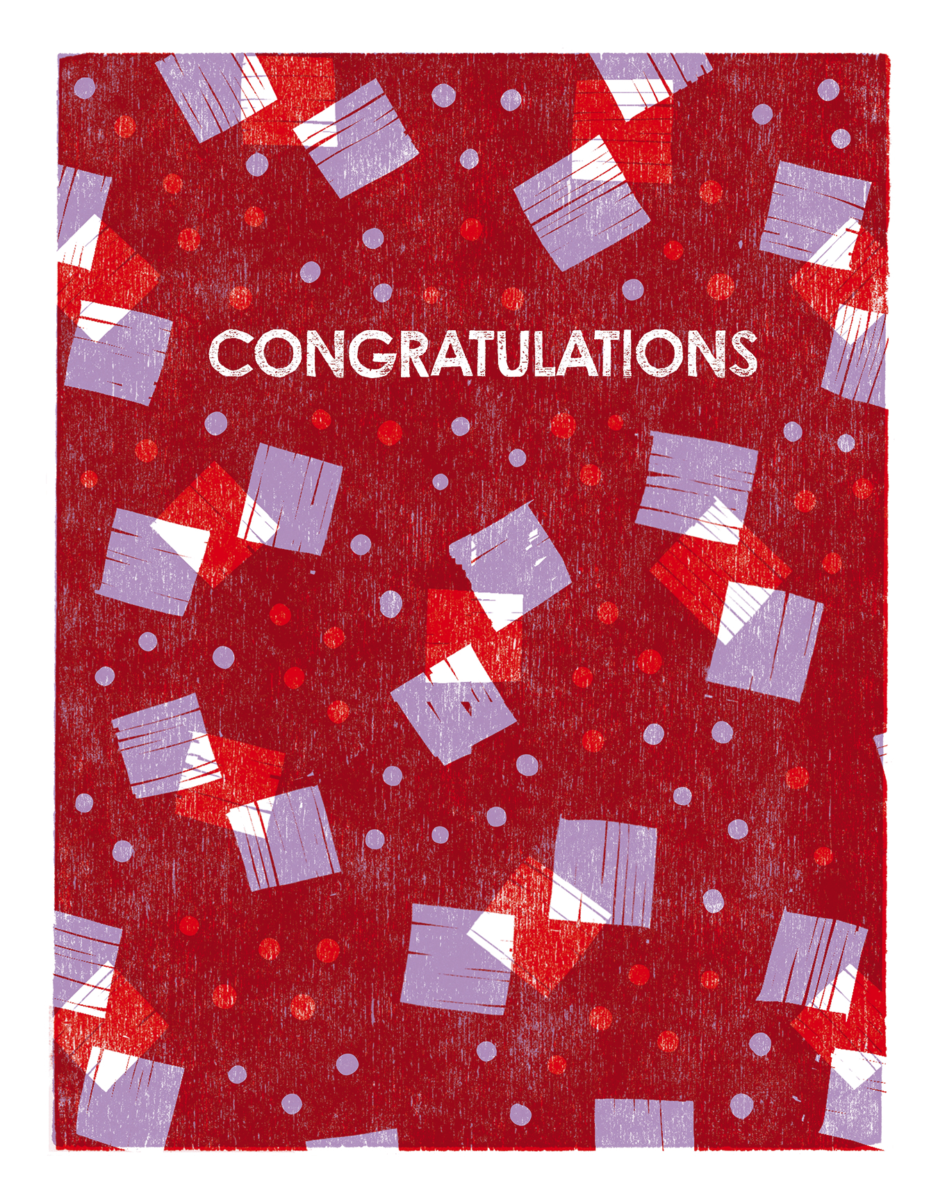 Congratulations Confetti by Heartell Press | Postable