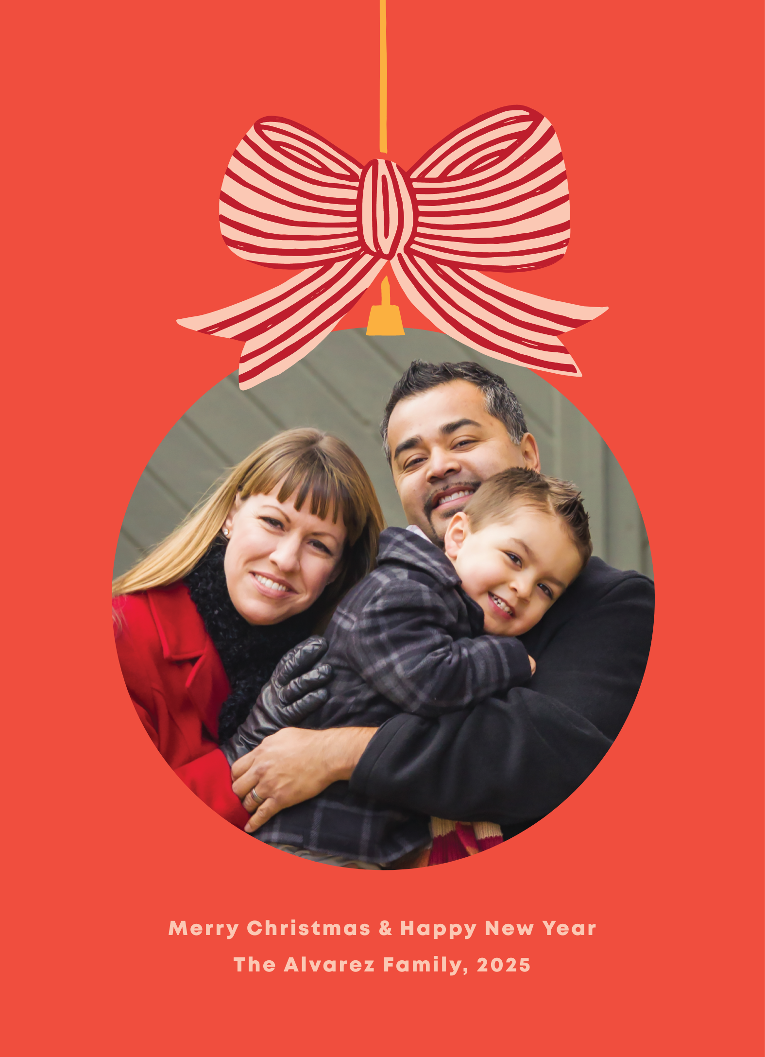 Bow Ornament by Hello Paper Co. | Postable