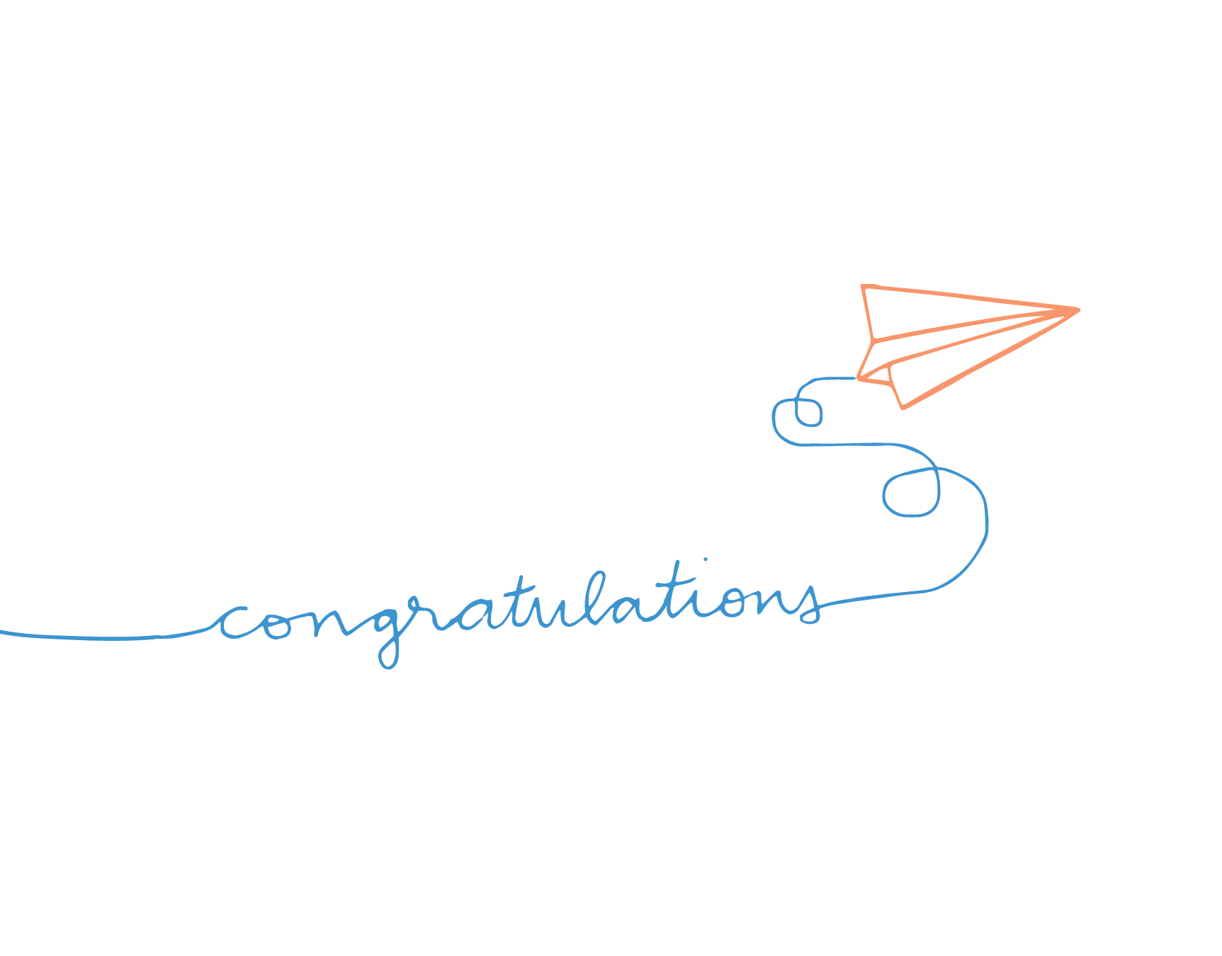 Plane Congrats by Iron Curtain Press | Postable
