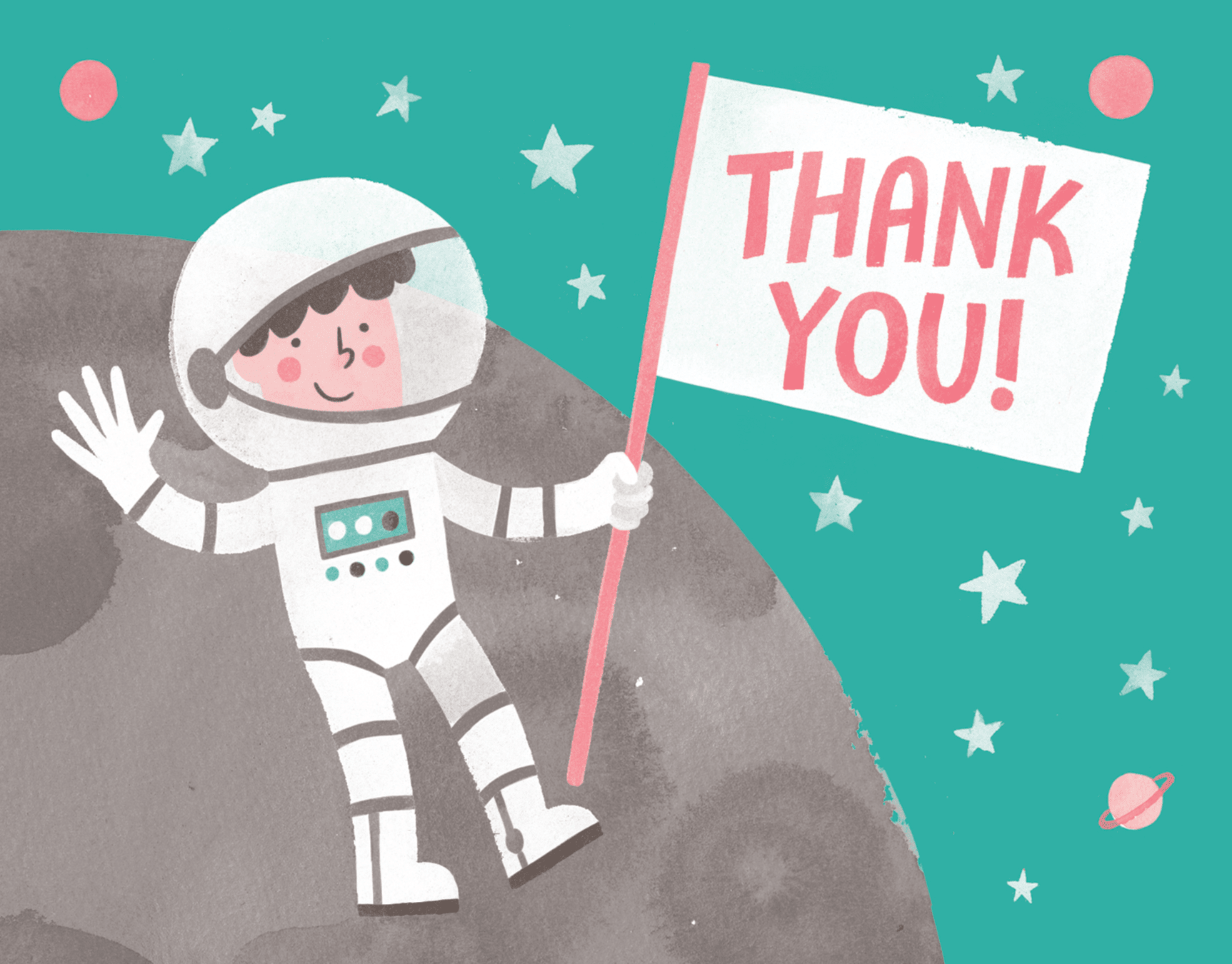 Thanks From Space by Jacqui Lee | Postable