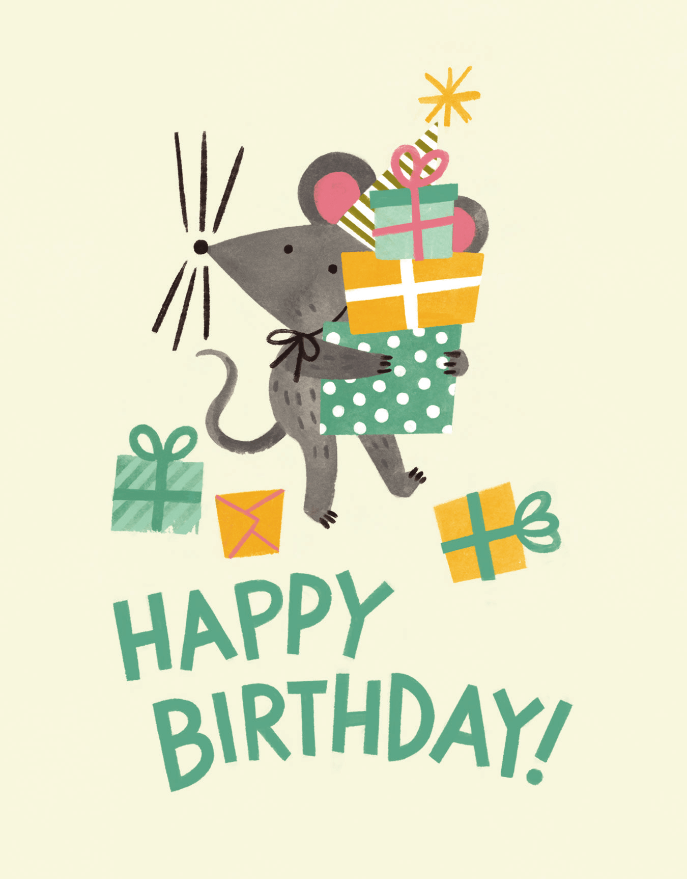 Birthday Mouse by Jacqui Lee | Postable