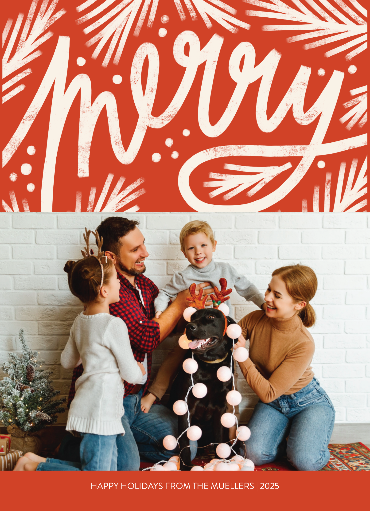 Textured Merry by Jen Owens | Postable