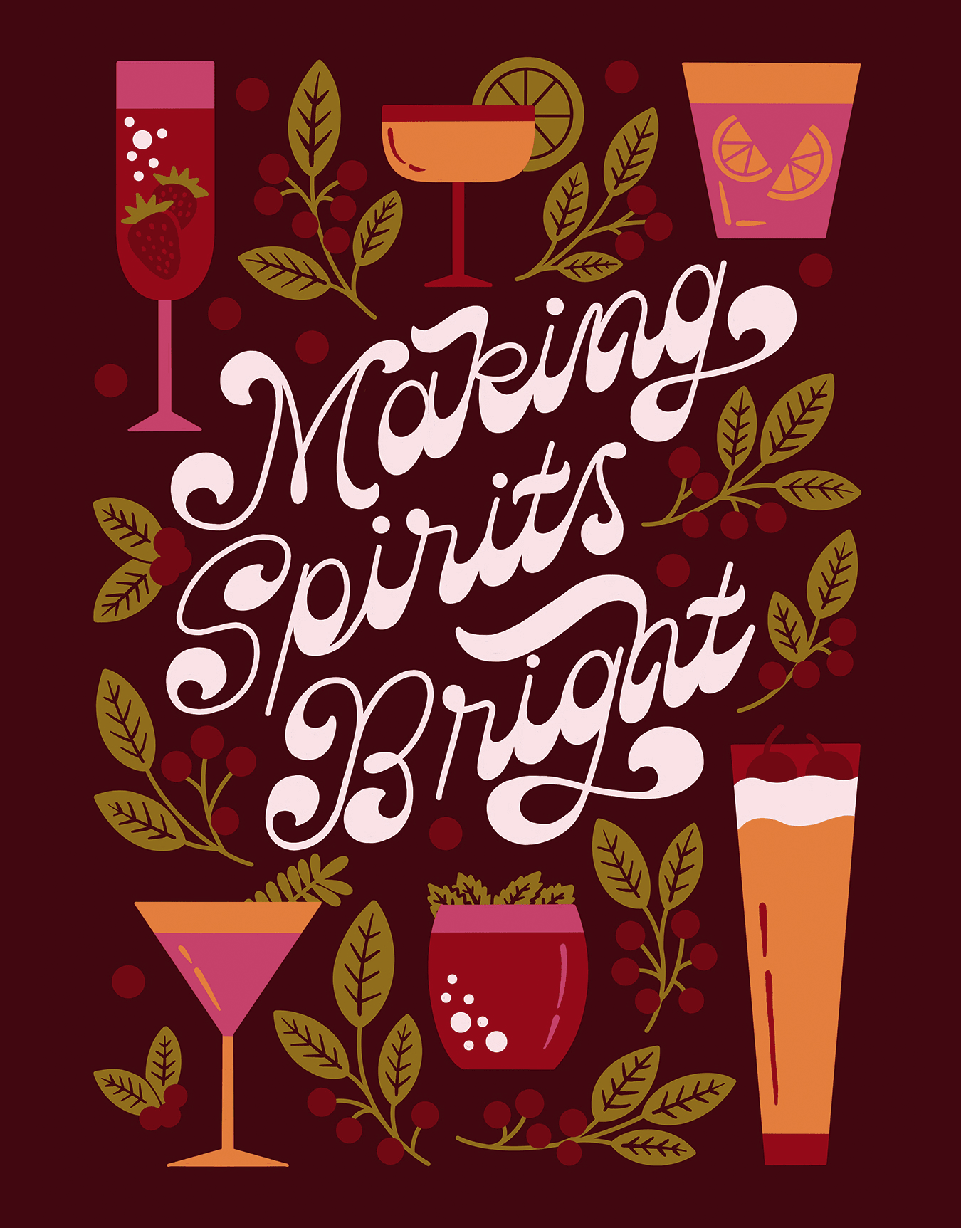 Making Spirits Bright by Jessica Molina | Postable