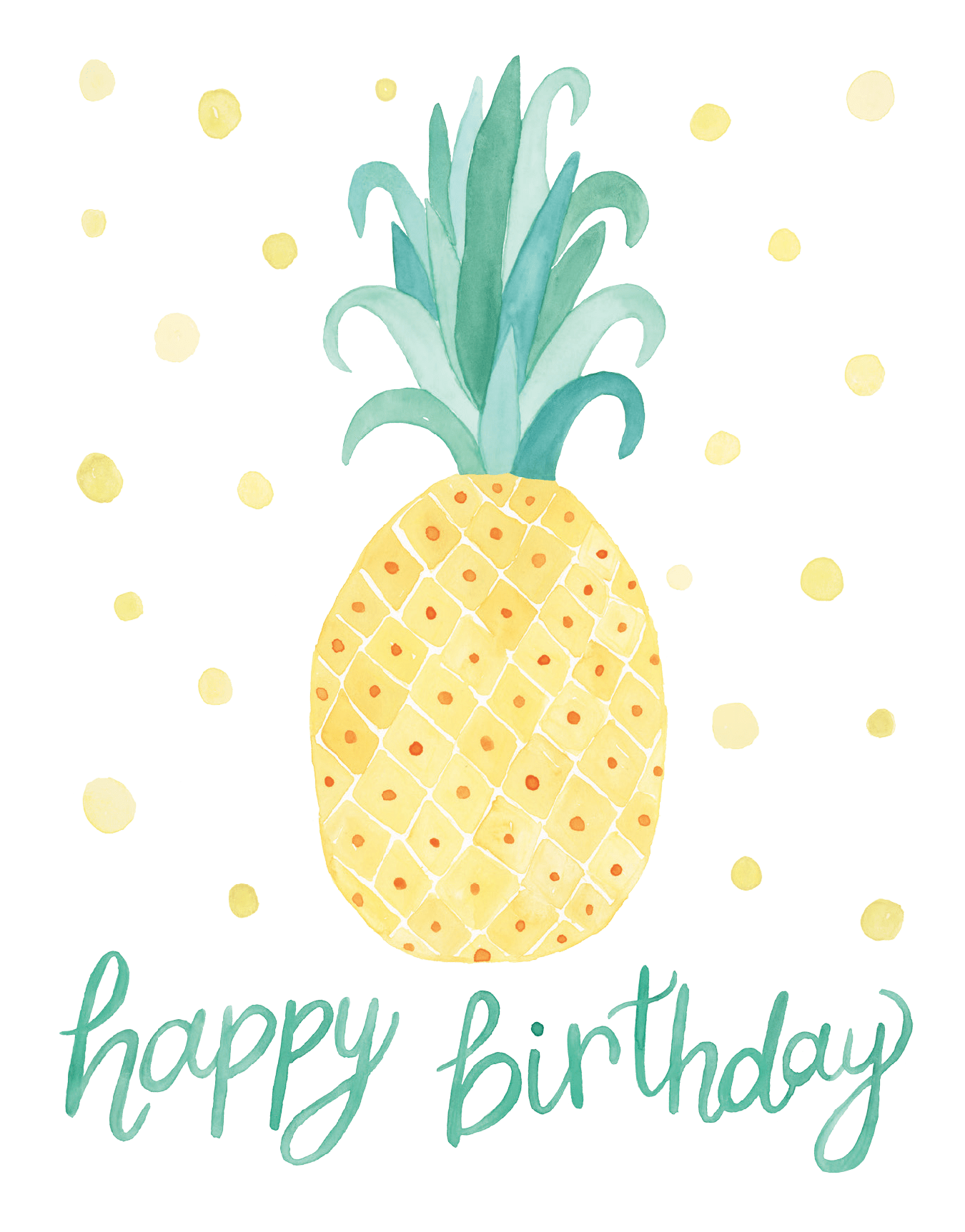 Pineapple by Leveret Paperie | Postable