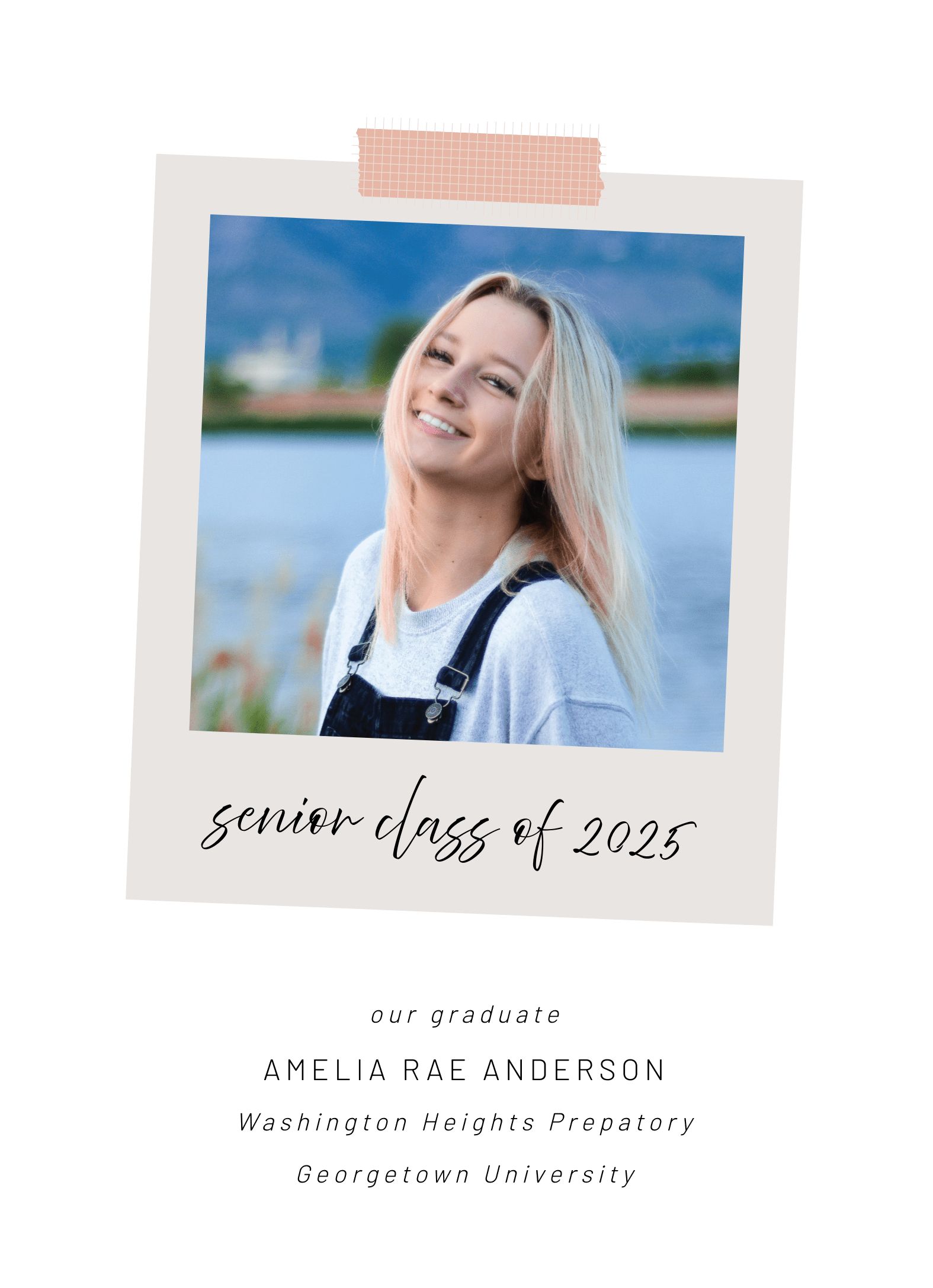 Graduate Snapshot by Megan Cash | Postable