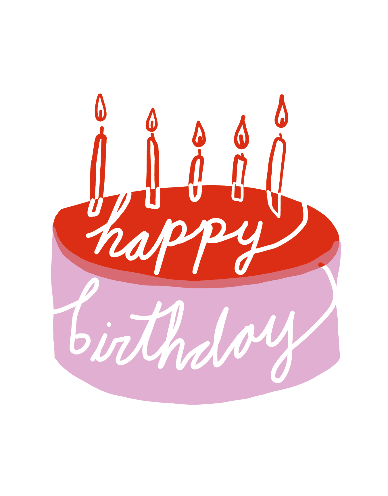 Birthday Cake by Meshwork Press | Postable