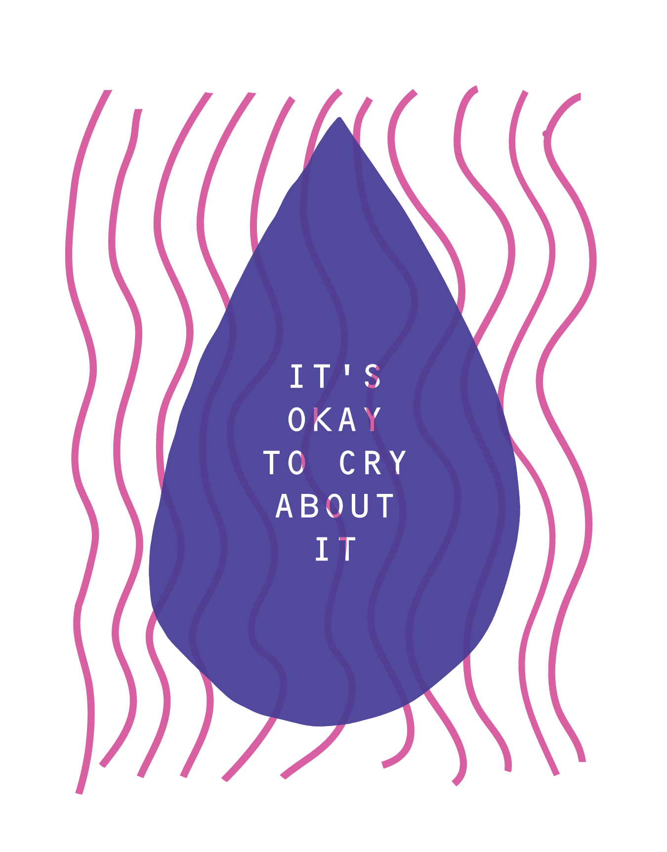 Okay To Cry by Meshwork Press | Postable