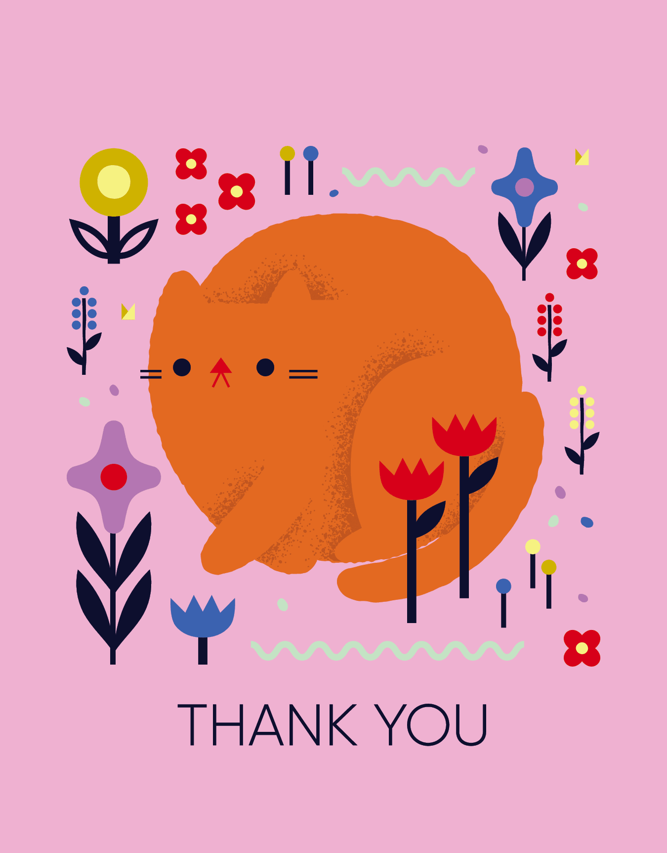Thank You Cat by Michelle Romo | Postable