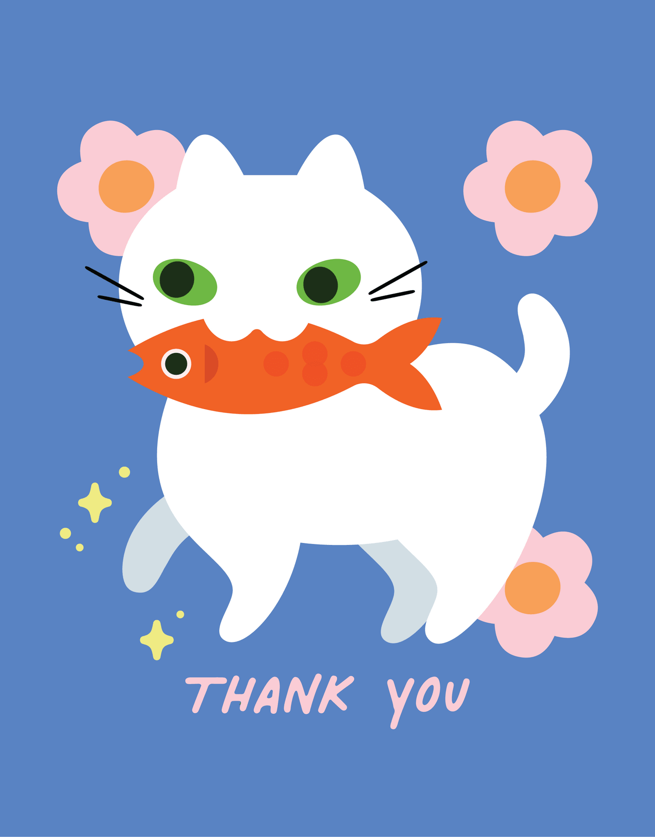 Thank You Cat by Michelle Romo | Postable