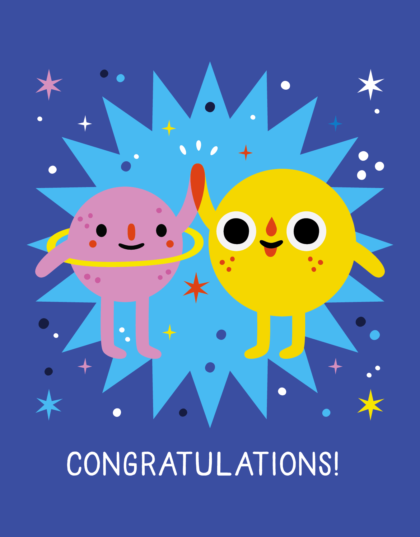 Planet Congratulations by Michelle Romo | Postable