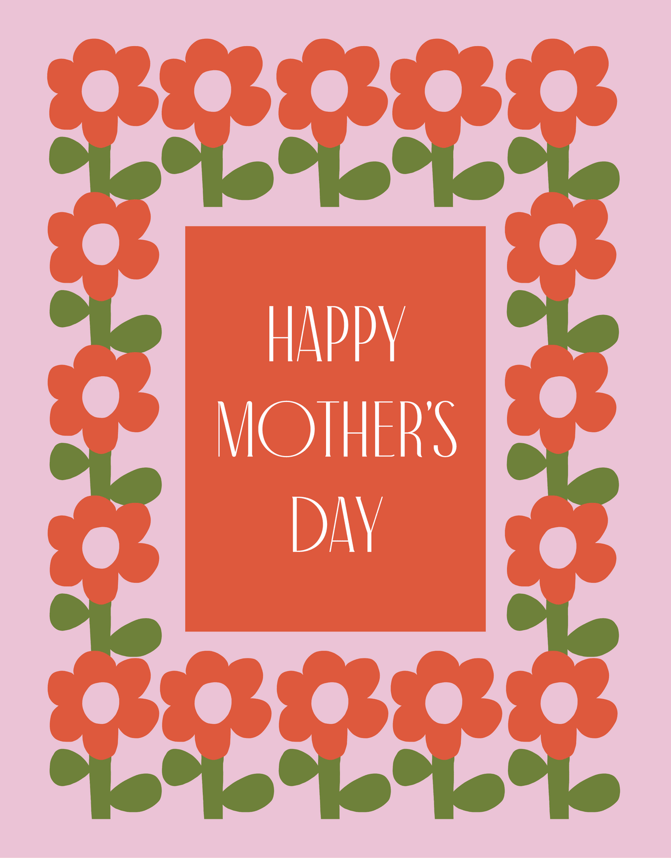 Floral Border by Morgan Kendall | Postable